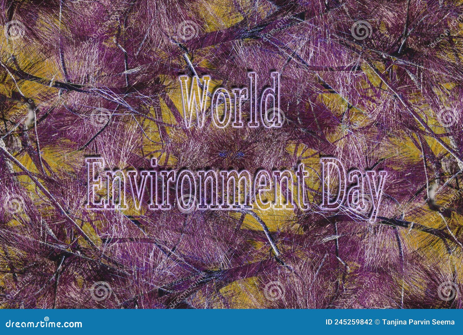 World Environment Day Greeting Card Stock Illustration - Illustration ...