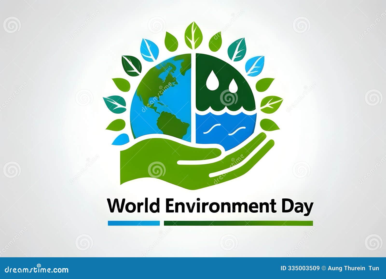 World Environment Day Logo with an Isolated Background Stock Image ...