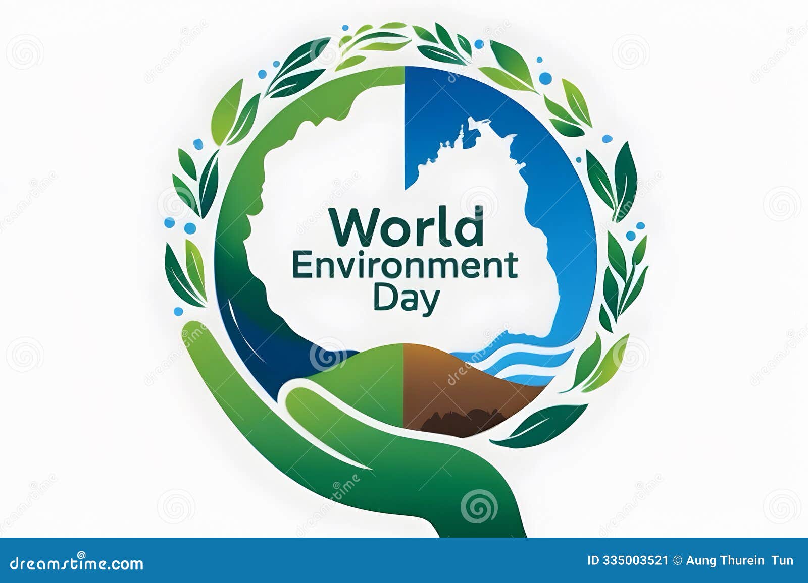 World Environment Day Logo with an Isolated Background Stock Image ...