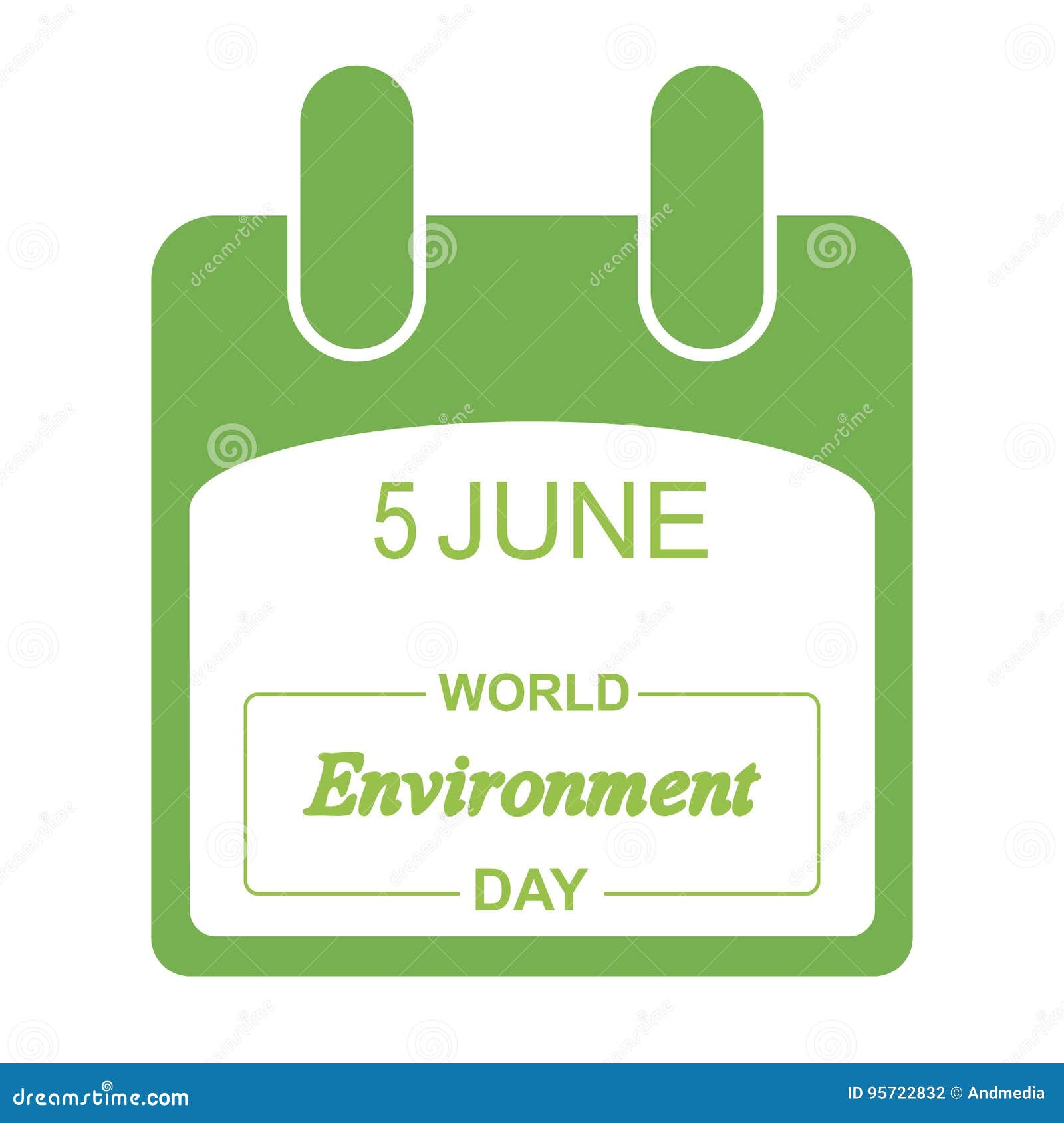 World Environment Day. Template Design Concept Calendar Style Stock ...