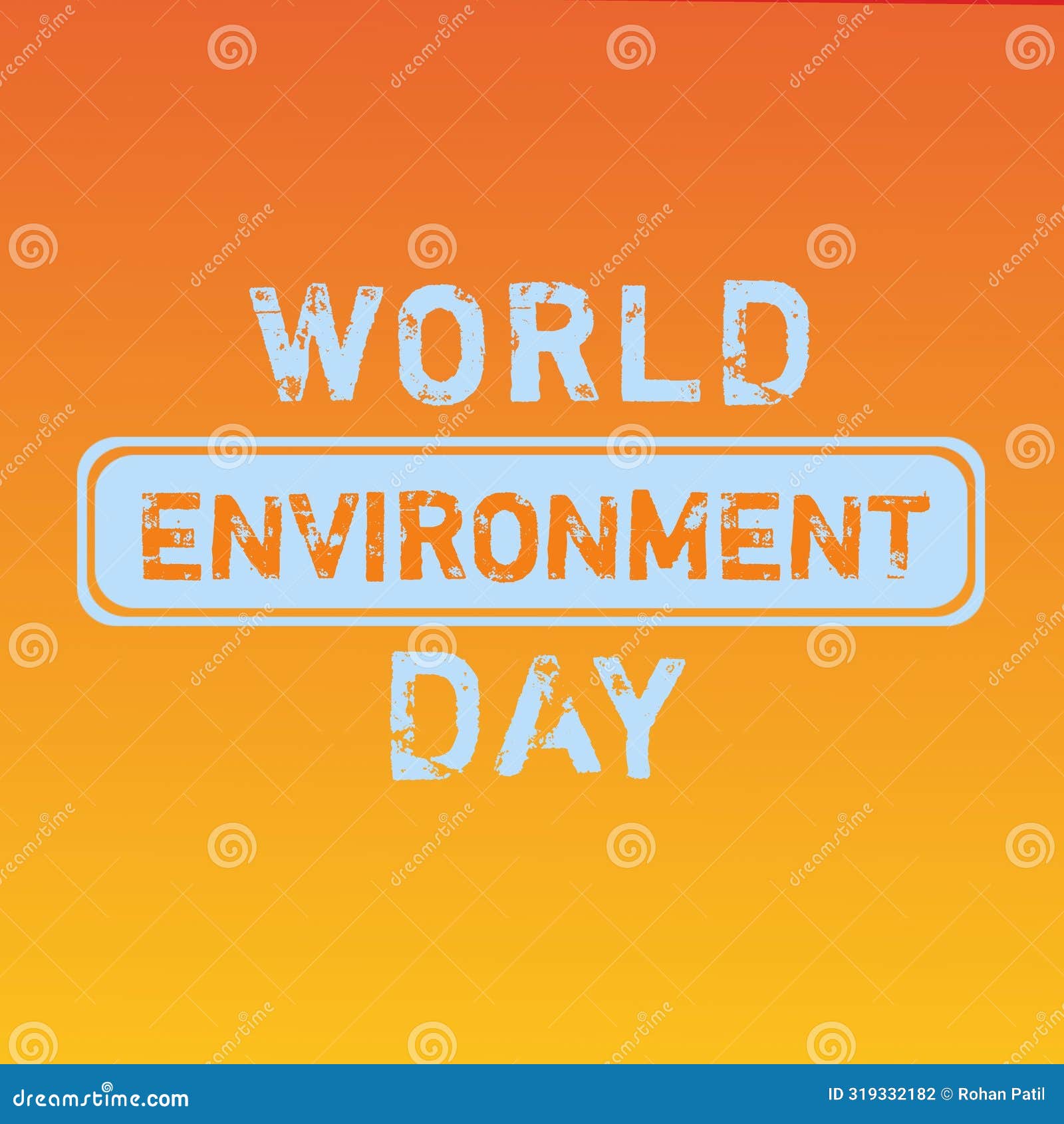 World Environment Day Text Banner Background Art Stock Illustration ...