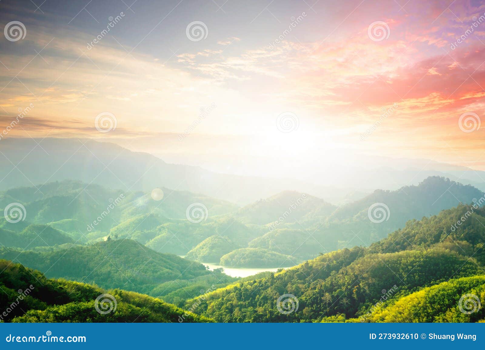 World Environment and Earth Day, Sun S Rays through the Clouds in the ...