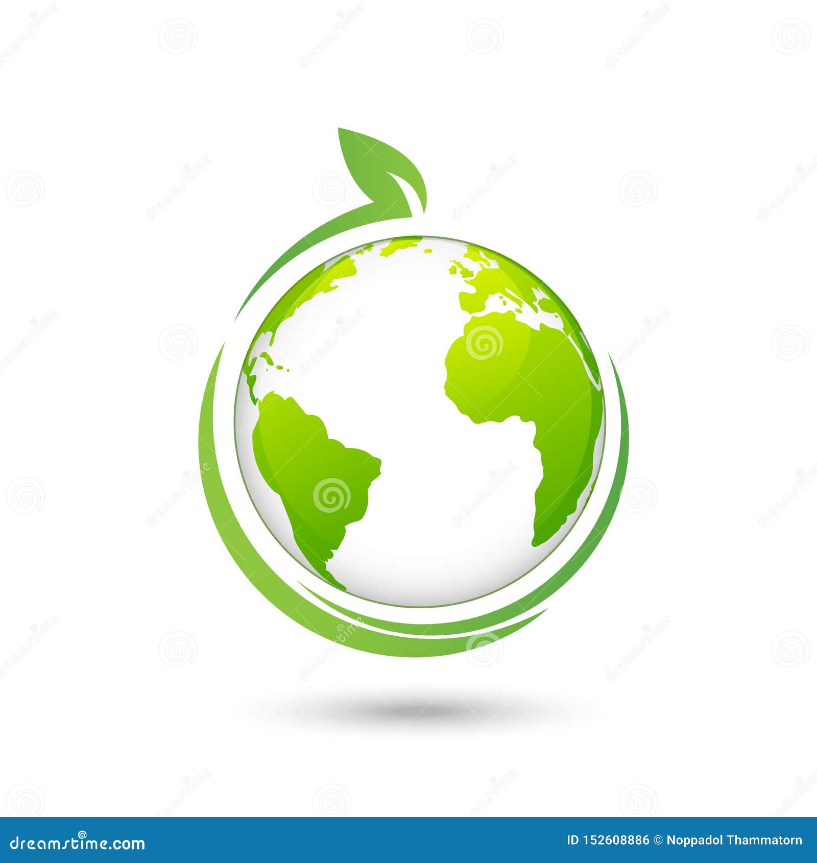 World Environmental and Ecology Friendly Design Logo Stock Vector ...
