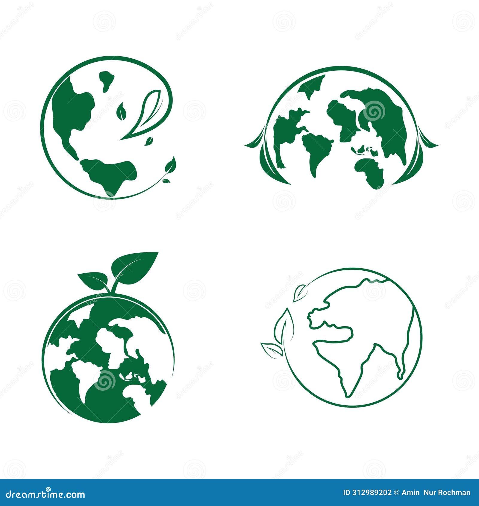 World Environmental ,saving Logo and Ecology Friendly Concept Vector ...