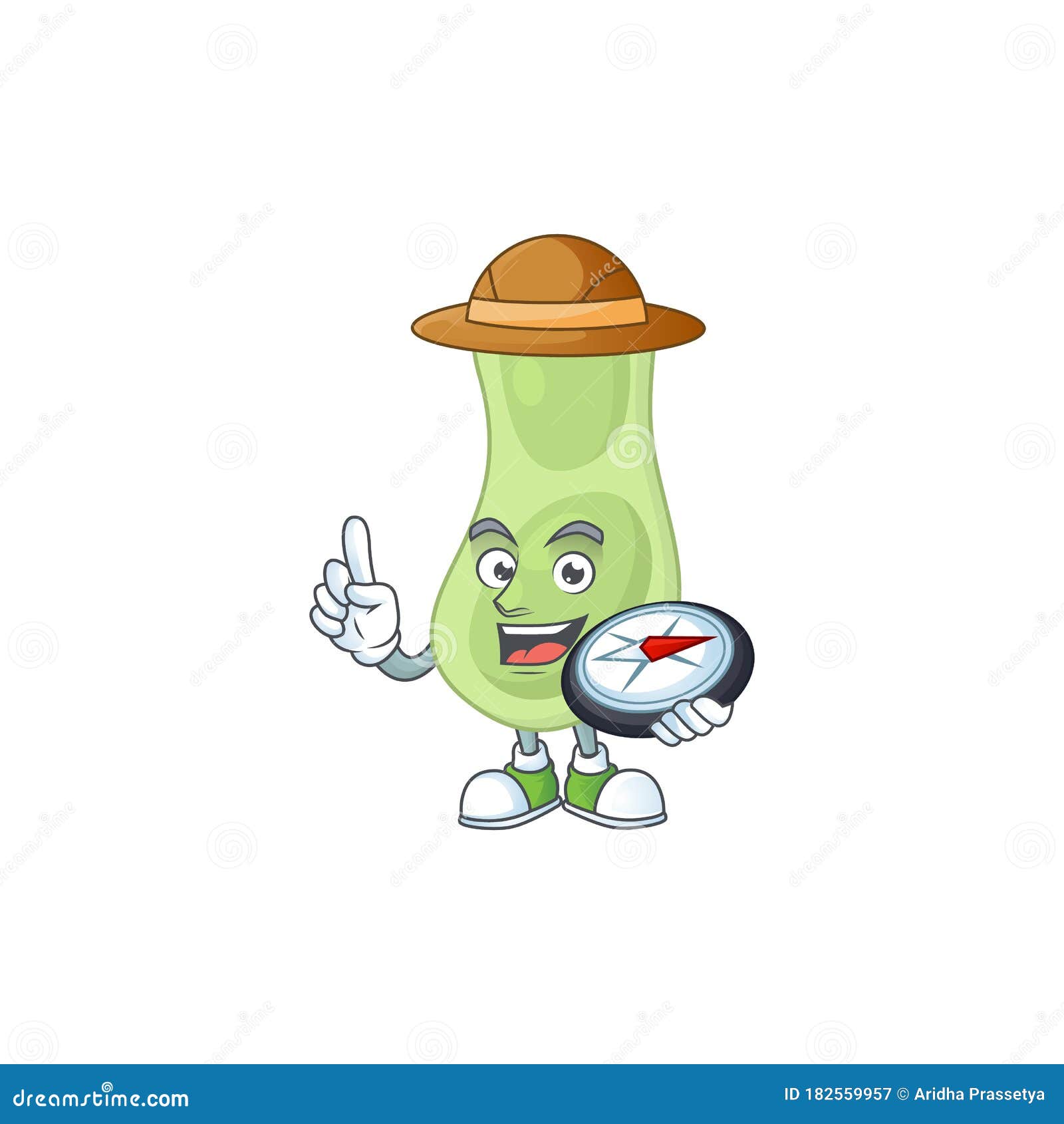 World Explorer Staphylococcus Pneumoniae Cartoon Design Style Using ...