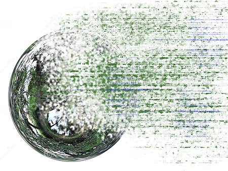 World falling apart stock illustration. Illustration of disaster - 27213438