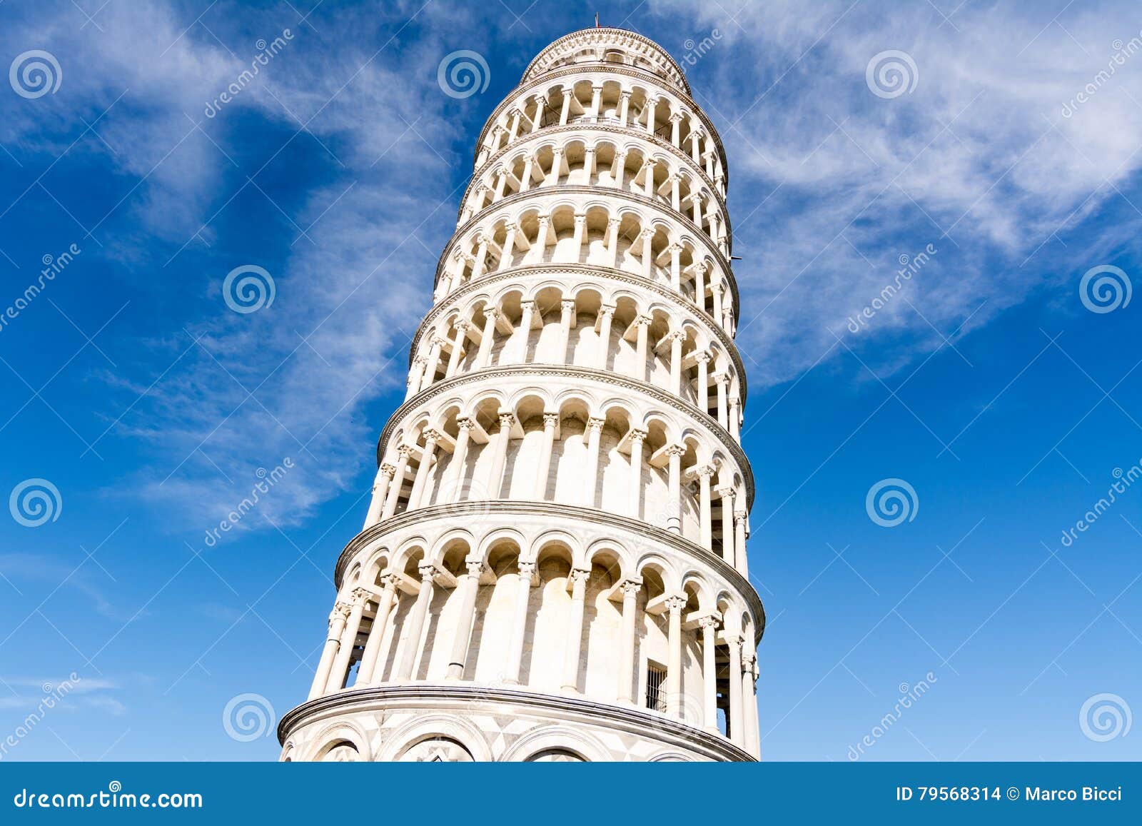 The World Famous Leaning Tower of Pisa Stock Photo - Image of heritage ...