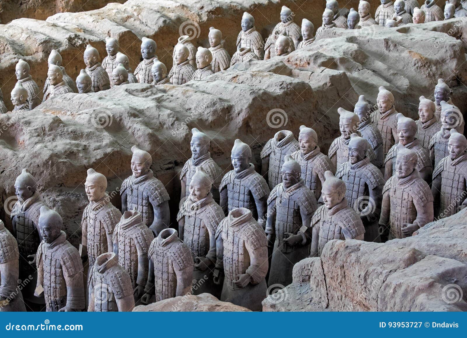 World Famous Terracotta Army Located in Xian China Editorial ... World Famous Terracotta Army Located in Xian China Editorial ...