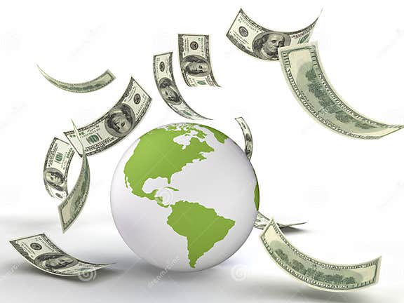 World Finance stock illustration. Illustration of planet - 16580148