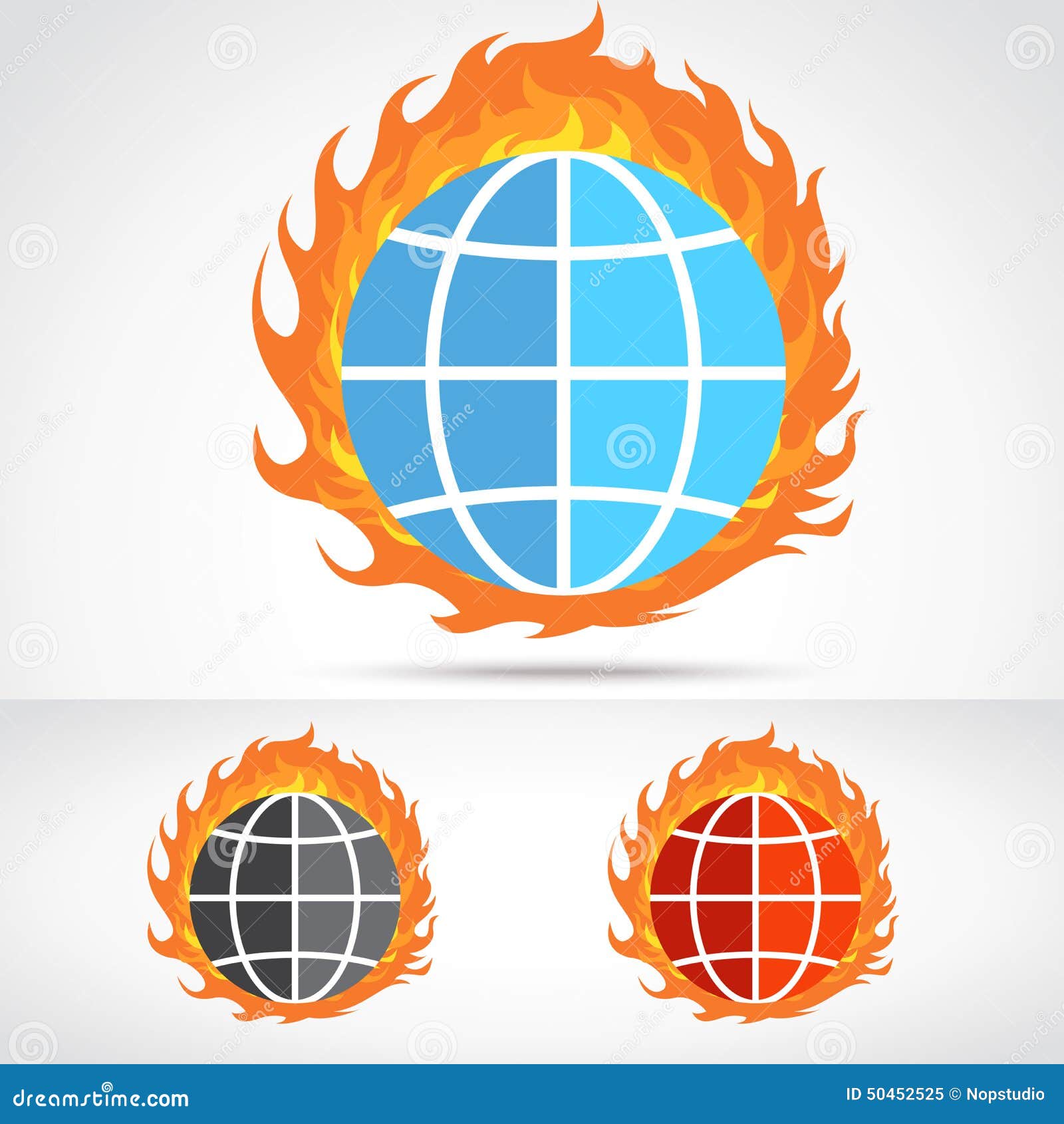World of fire stock vector. Illustration of burning, despair - 50452525