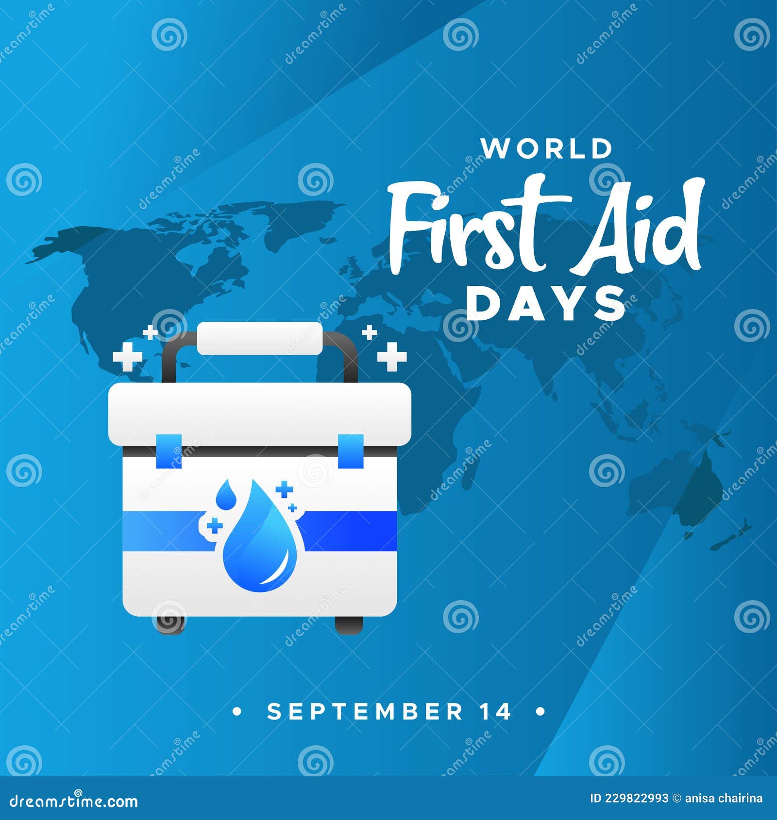 First Aid Background Design