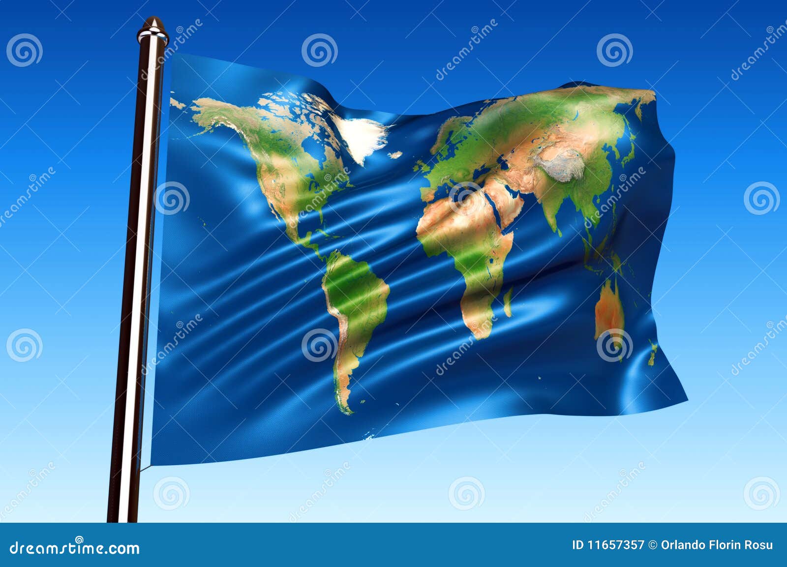 World flag stock illustration. Illustration of concept - 11657357