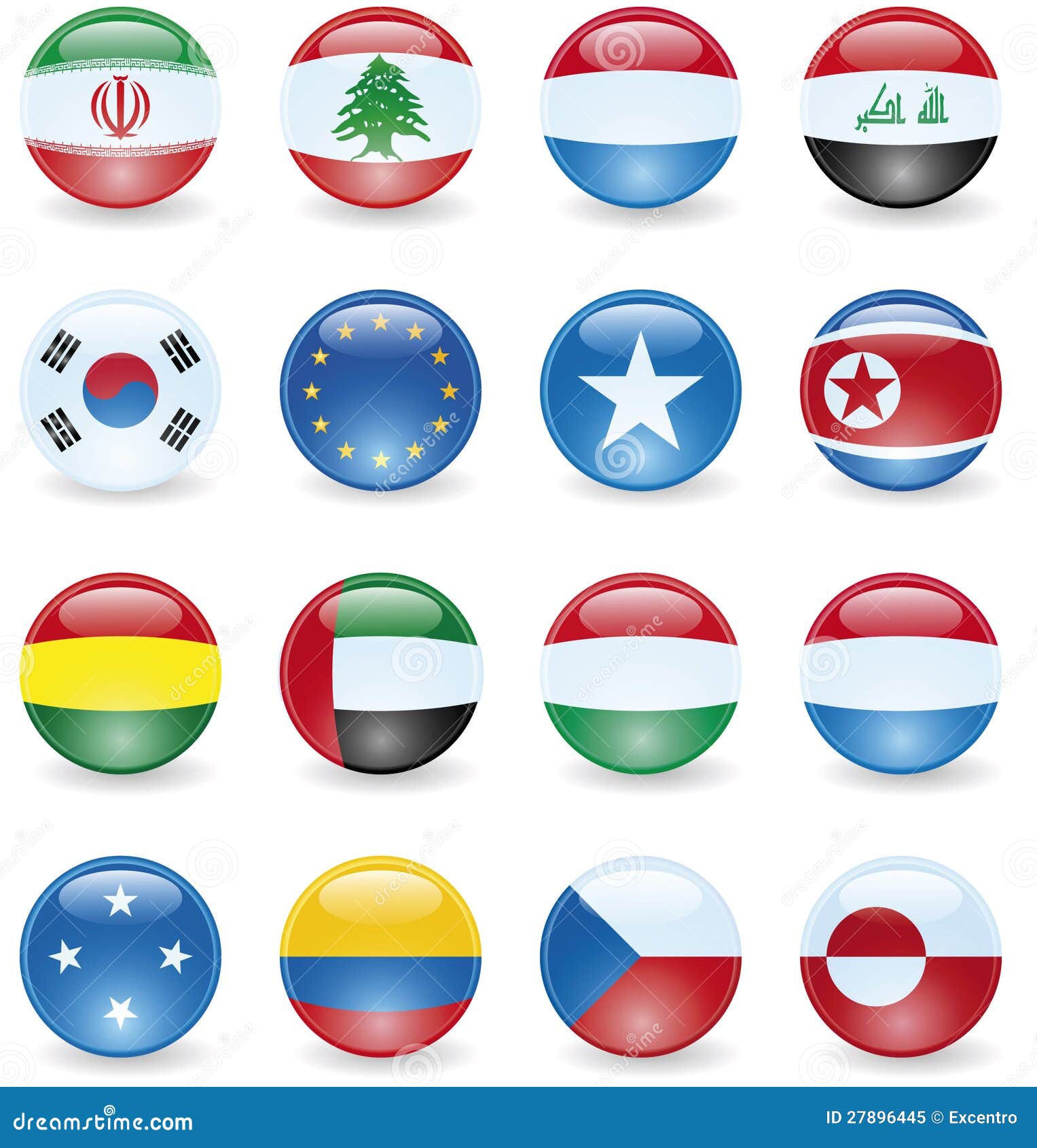 World Flag Buttons stock illustration. Illustration of micronesia ...