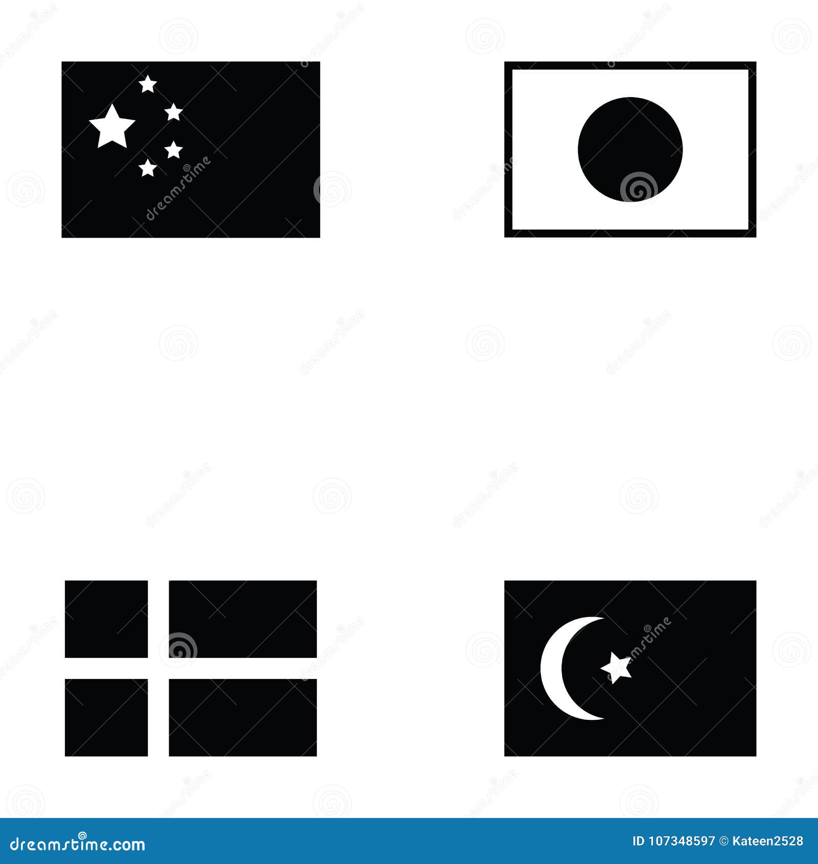 World flag icon set stock vector. Illustration of national - 107348597