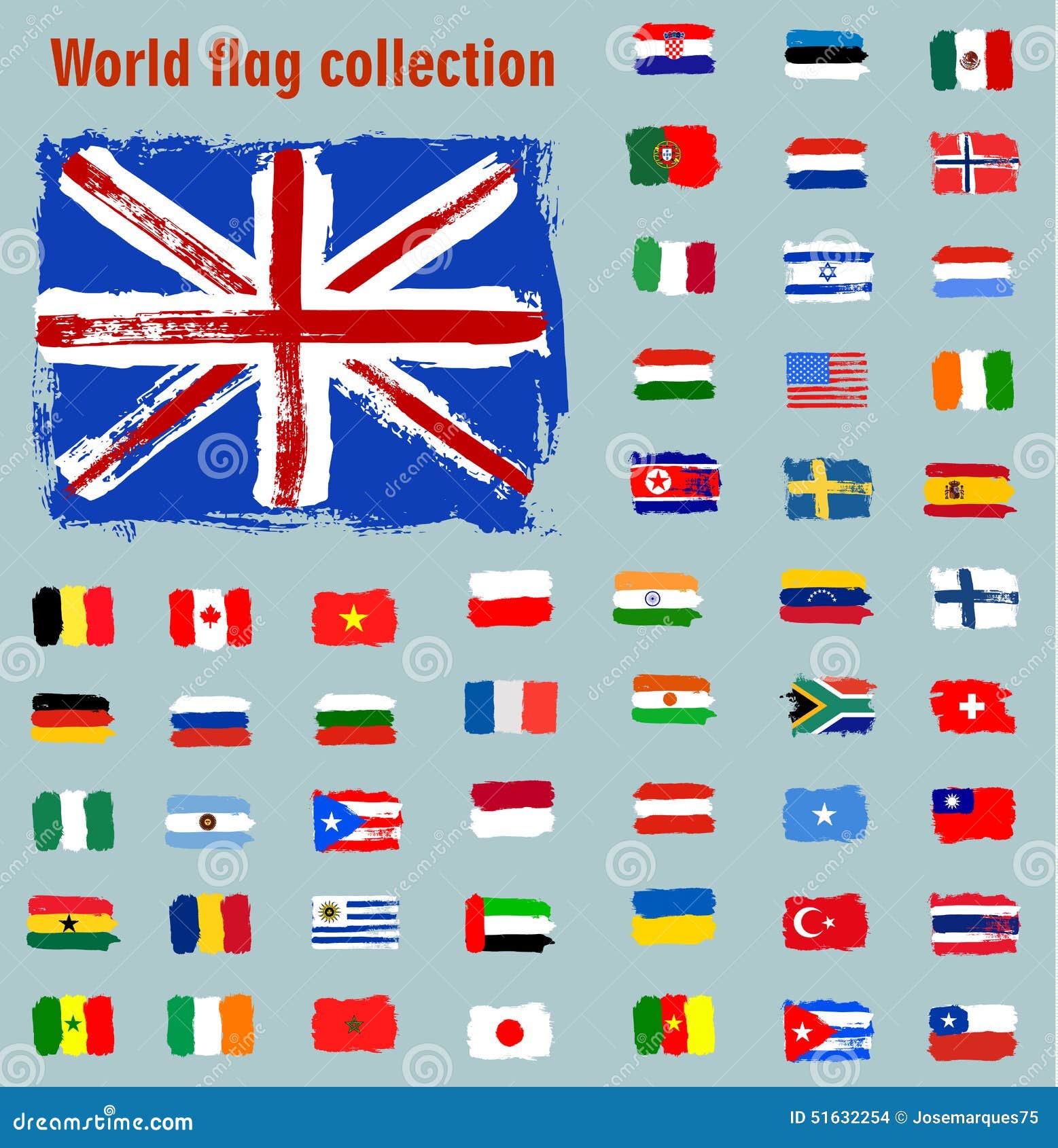 World Flag Icon. Vector Illustration Stock Vector - Illustration of ...