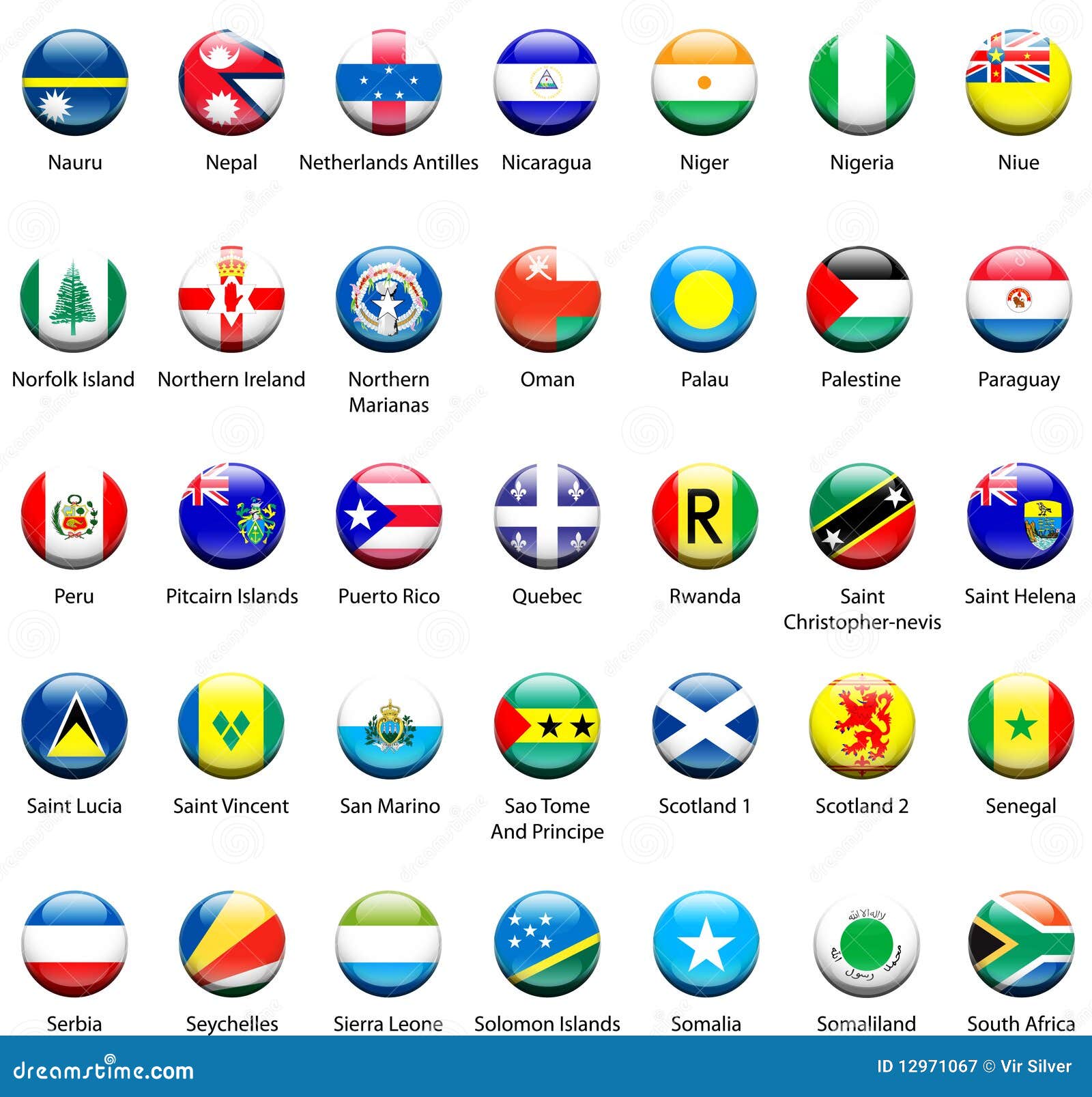 World Flag Icons 06 stock vector. Illustration of symbol - 12971067