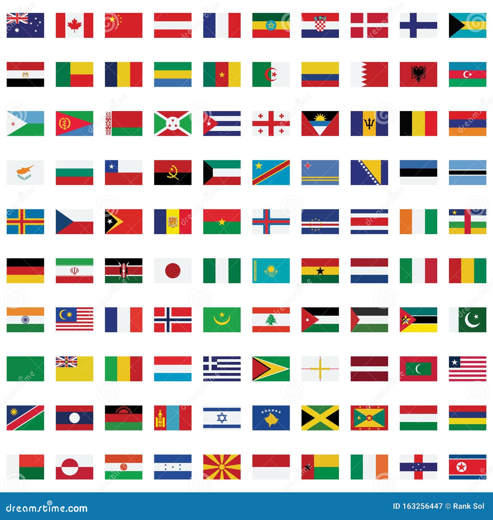 World Flag Isolated Vector Illustration Set Every Single Flag You Can ... World Flag Isolated Vector Illustration Set Every Single Flag You Can ...