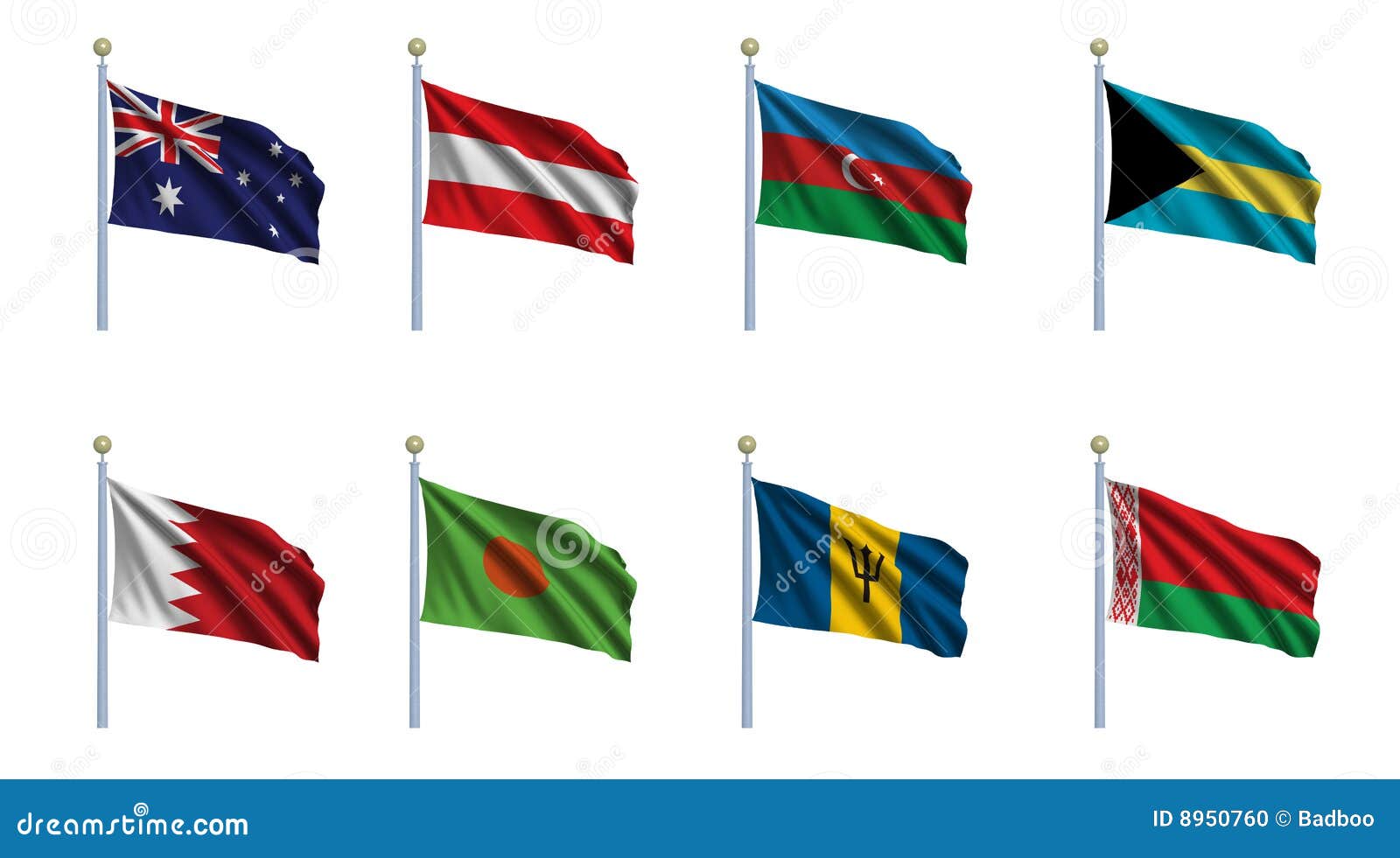 World Flag Set 2 stock illustration. Illustration of flags - 8950760