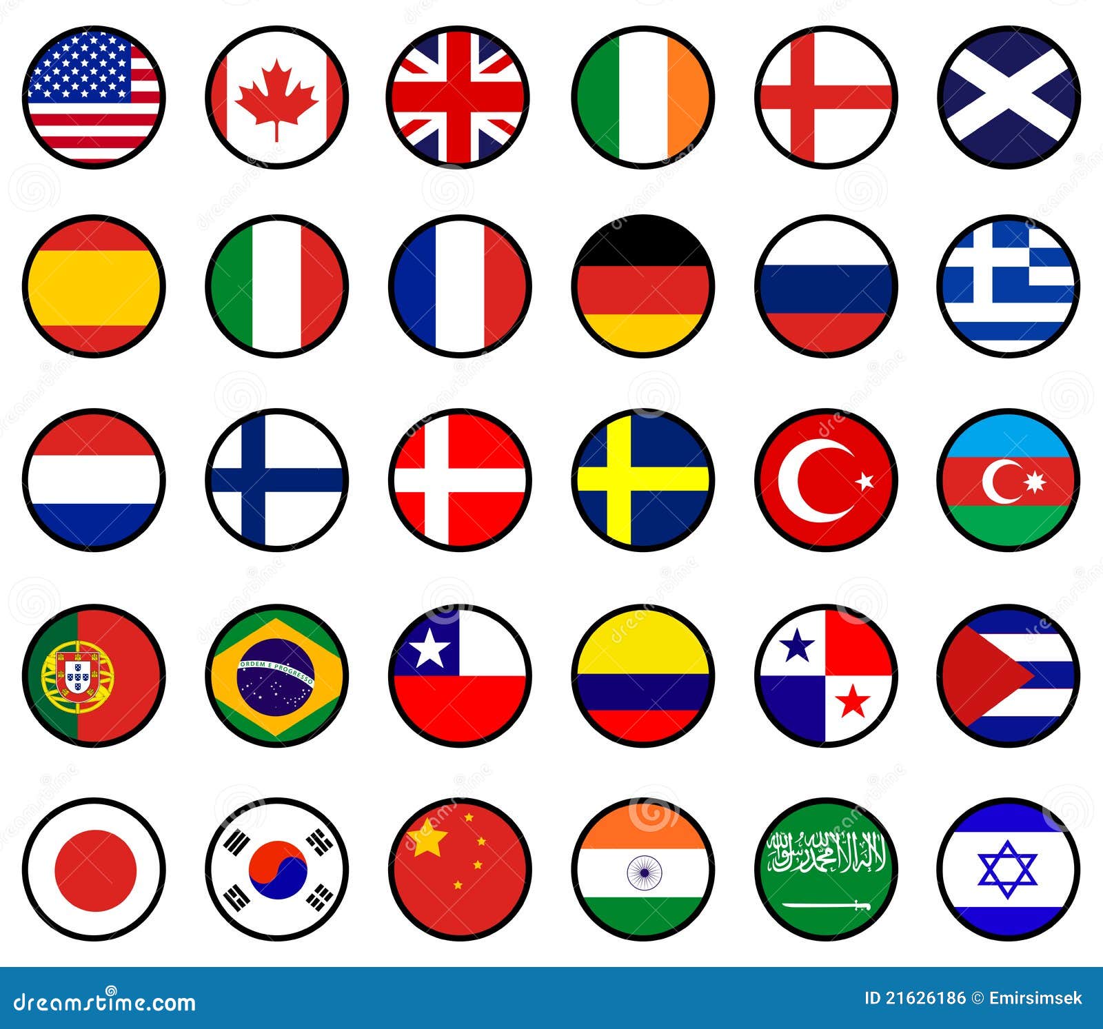 World Flags stock vector. Illustration of collection - 21626186