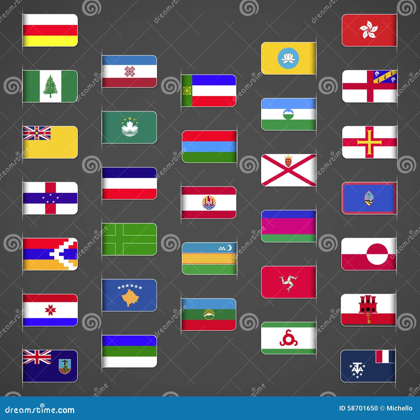 World Flags Collection, Others, Part 2 Stock Vector - Illustration of ...