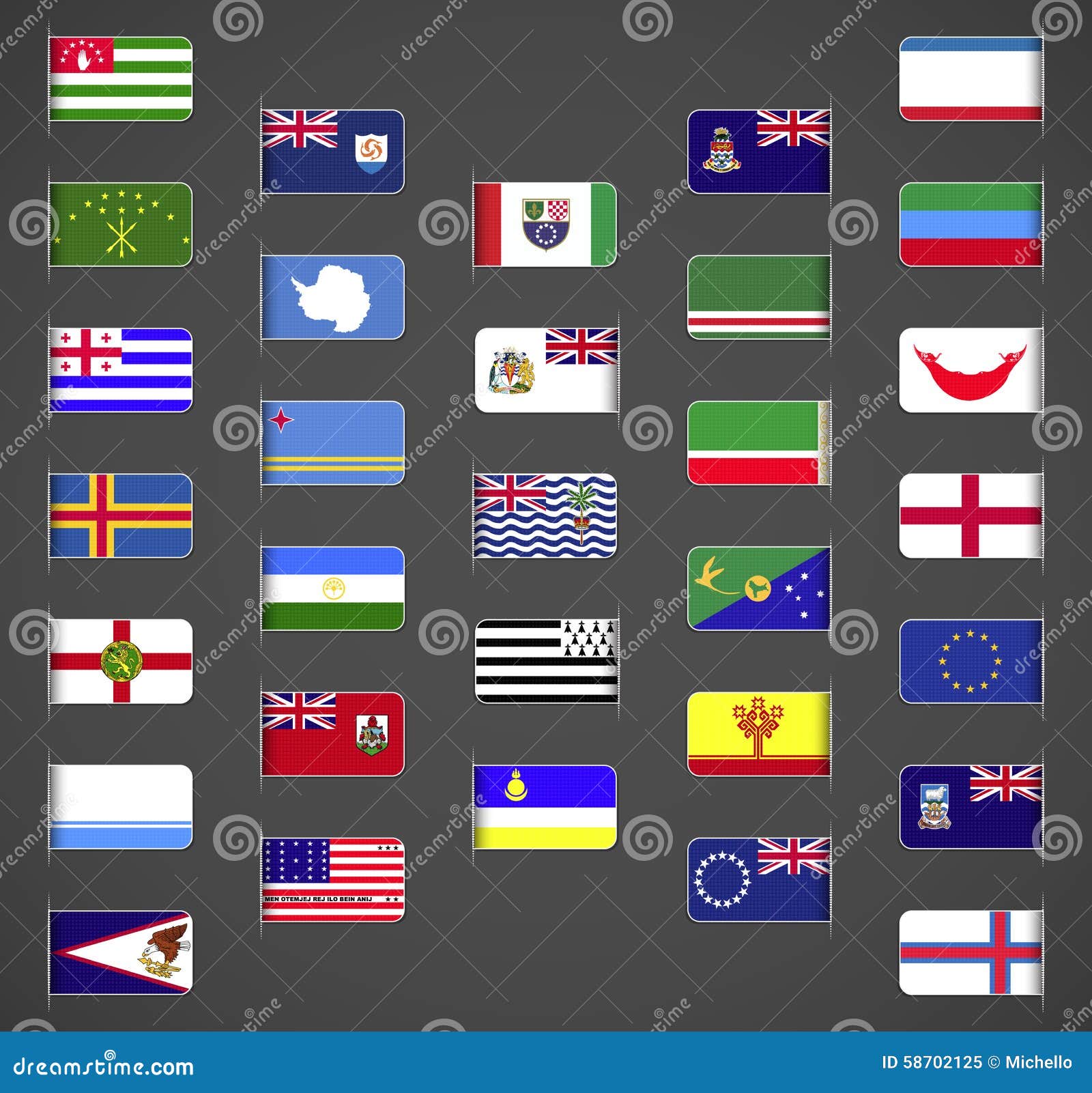 World Flags Collection, Others, Part 1 Stock Vector - Illustration of ...