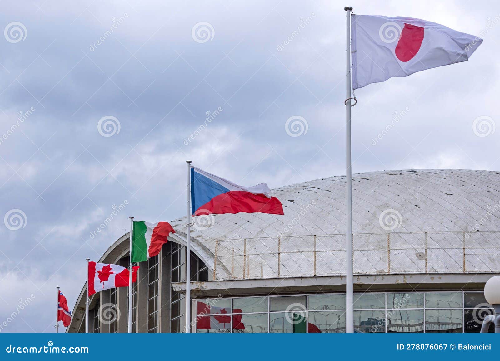 World Flags Conference Hall Stock Image - Image of flag, italy: 278076067