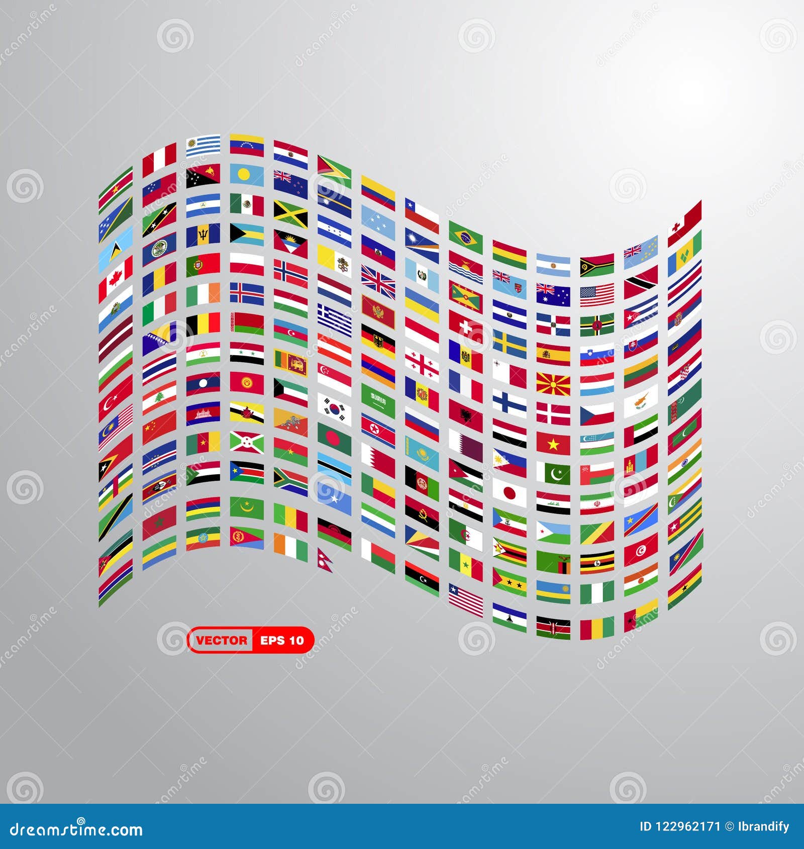 World flags design vector stock vector. Illustration of flag - 122962171