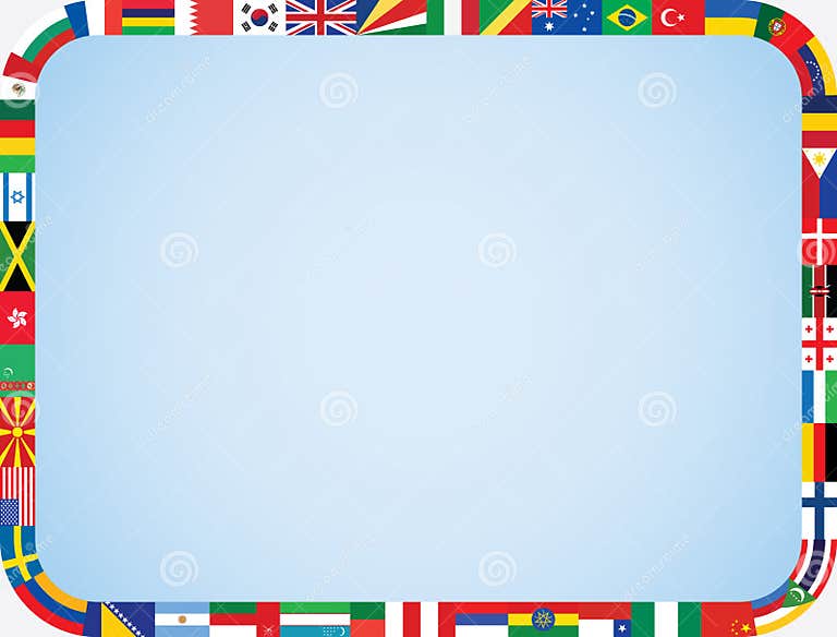 World flags frame stock vector. Illustration of background - 33981827