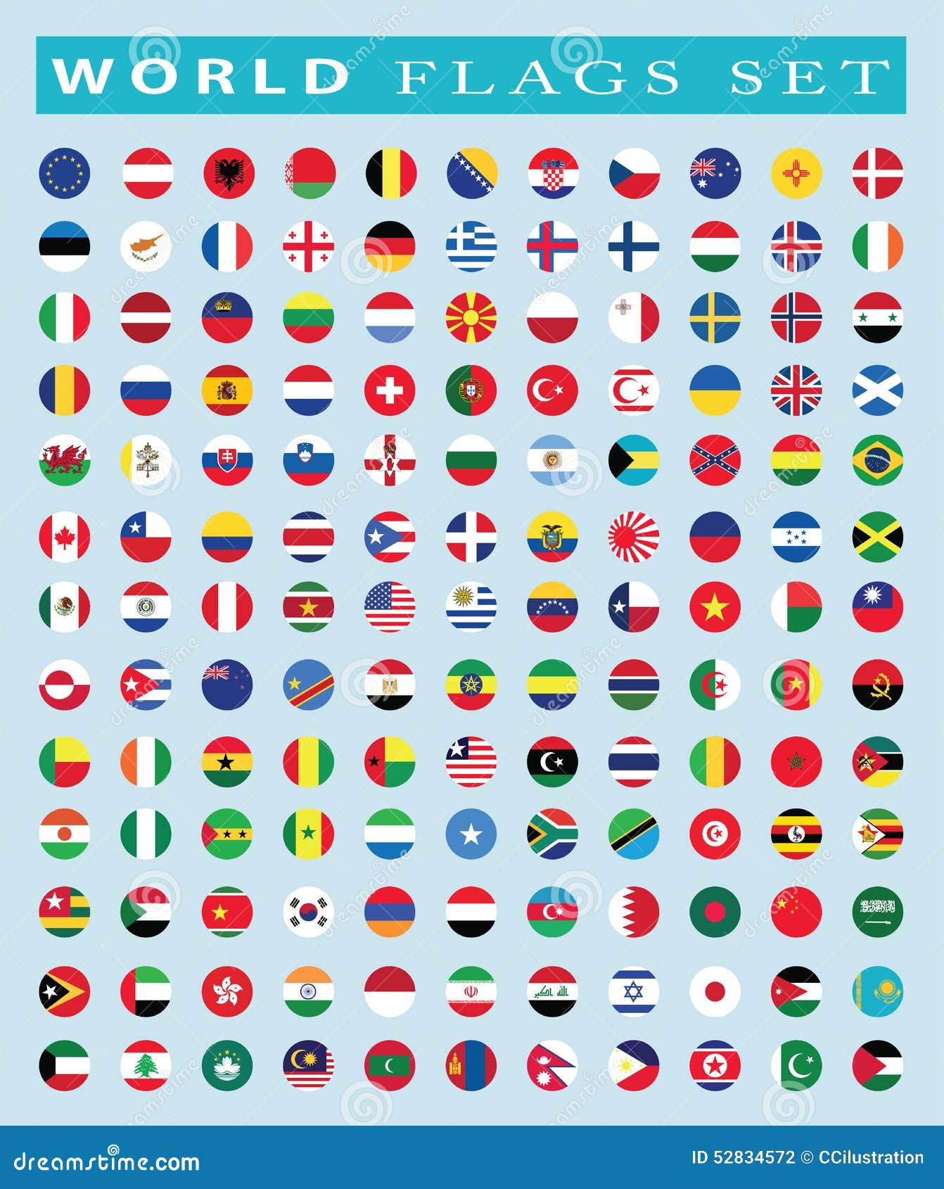 World Flags Icon, Vector Illustration. Stock Vector - Illustration of ...