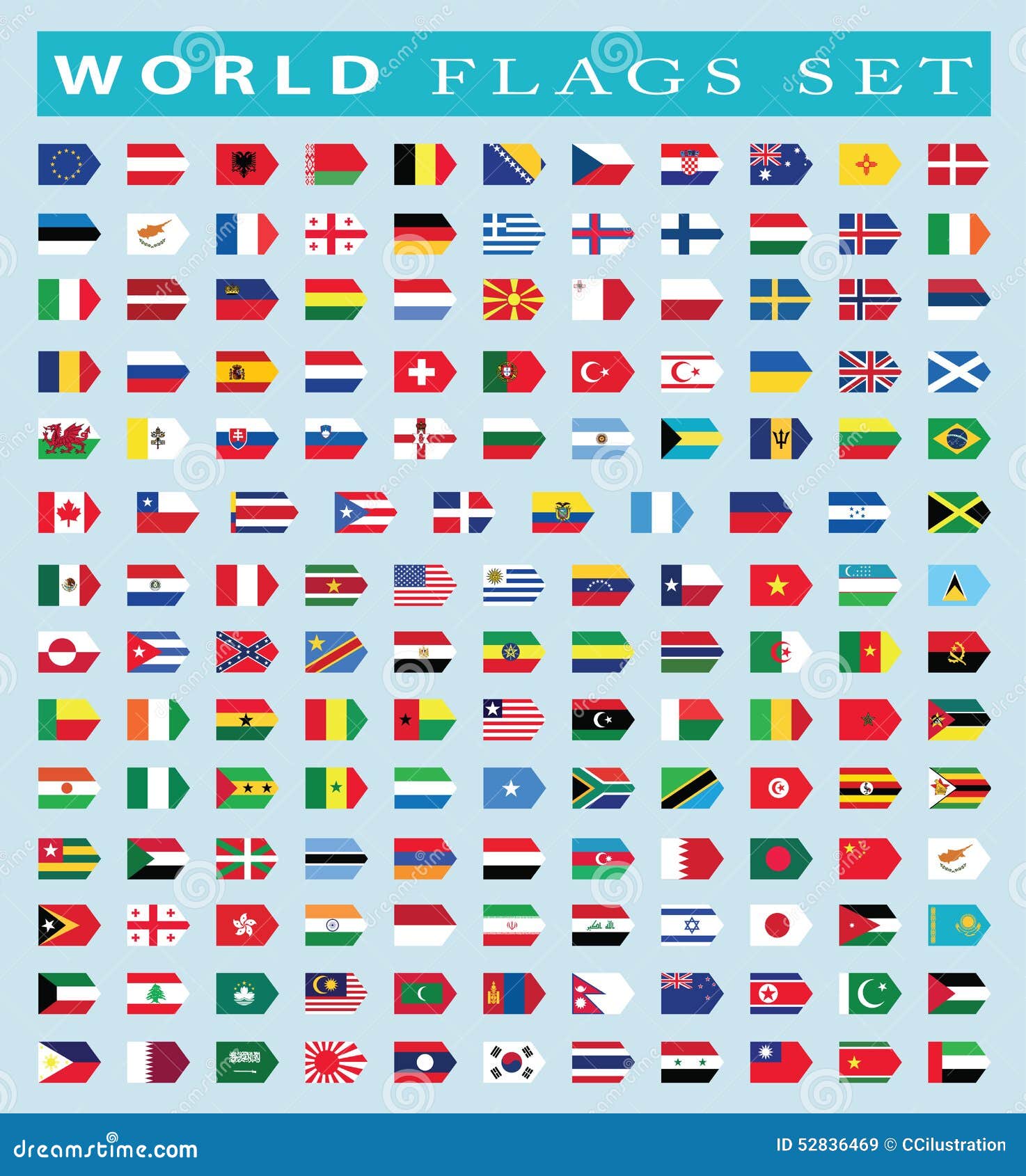 World Flags Icon, Vector Illustration. Stock Vector - Illustration of ...