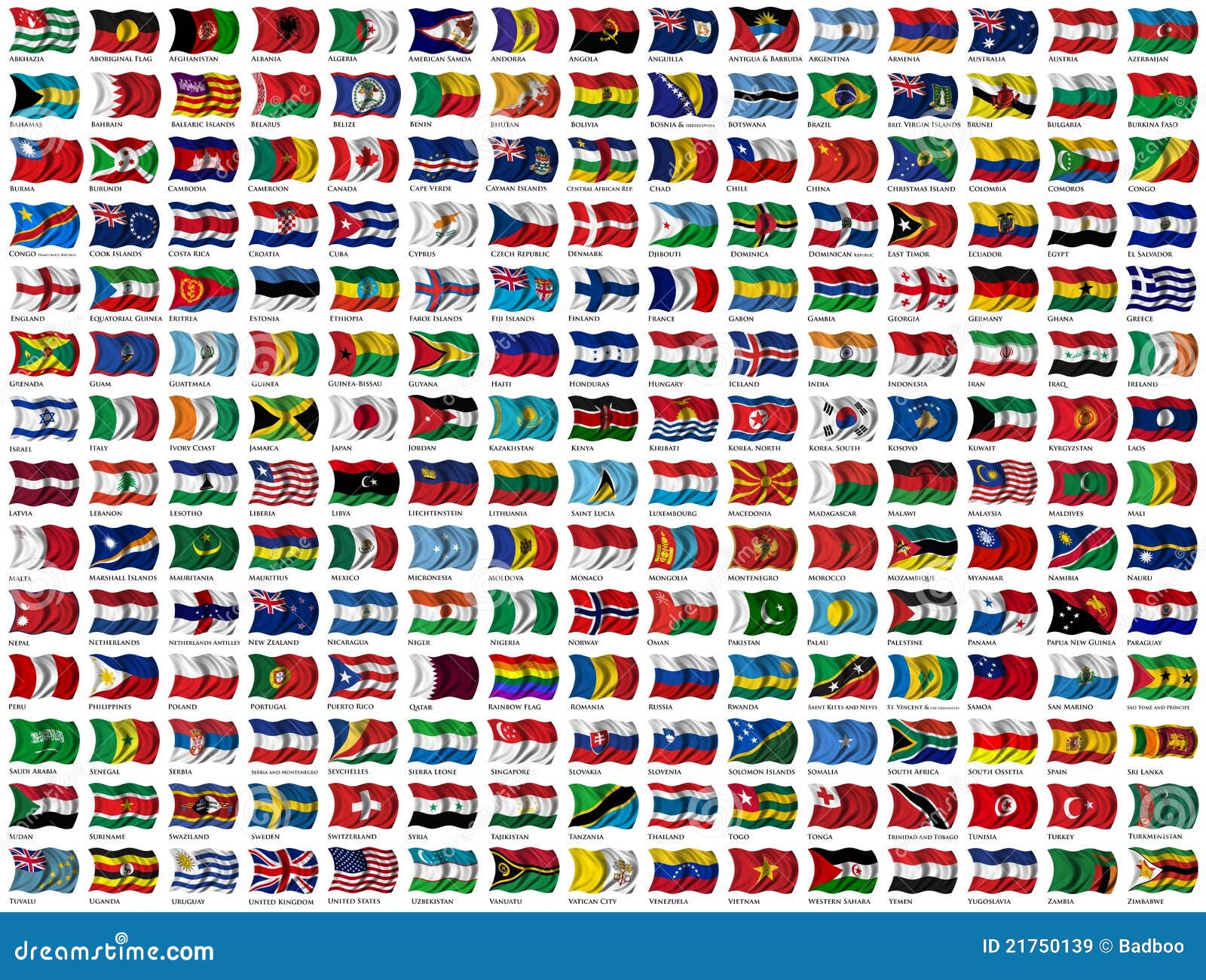 World Flags Set stock illustration. Illustration of nation - 21750139