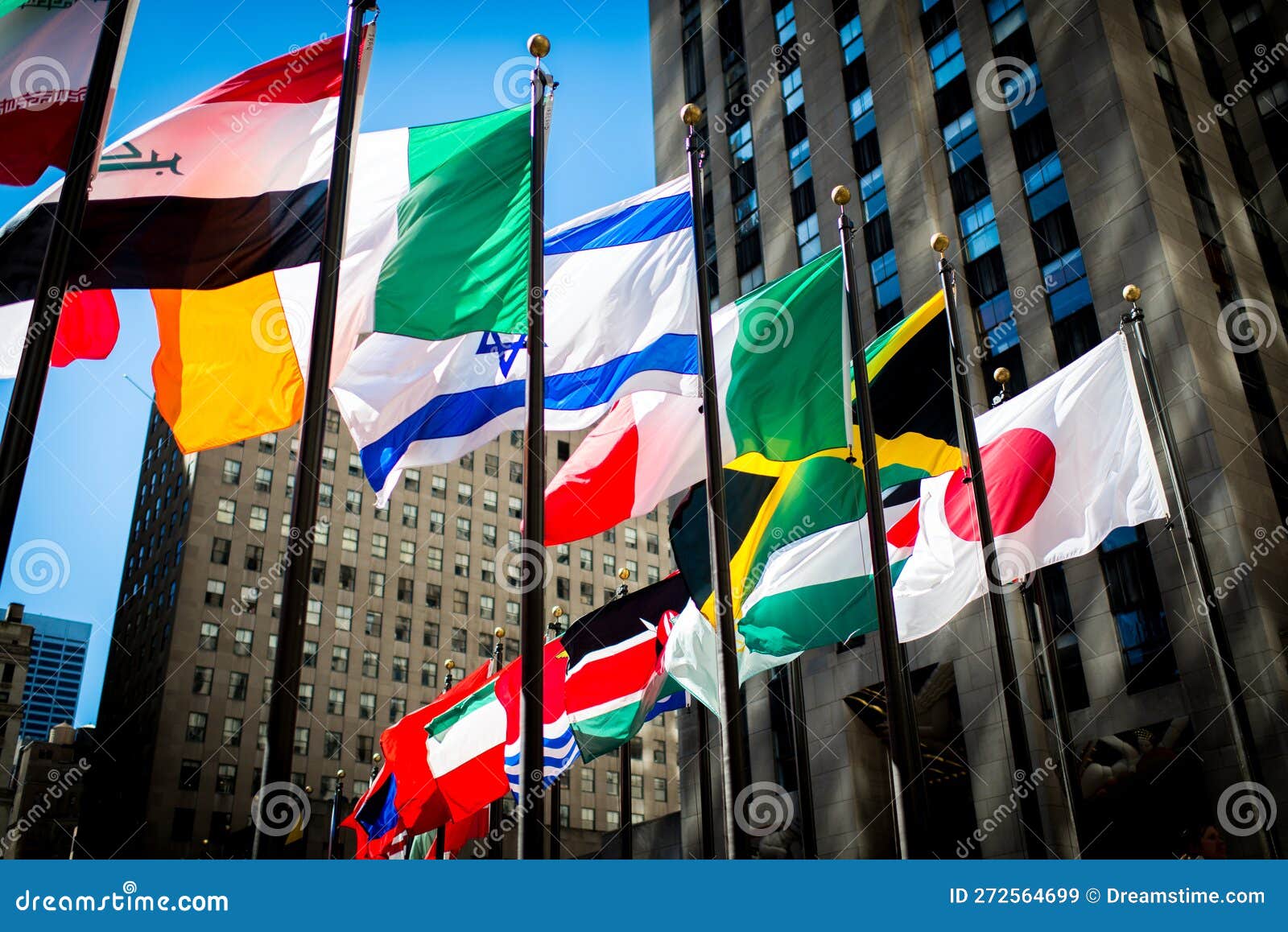 World Flags Waving in the Wind Stock Image - Image of world, wave ...