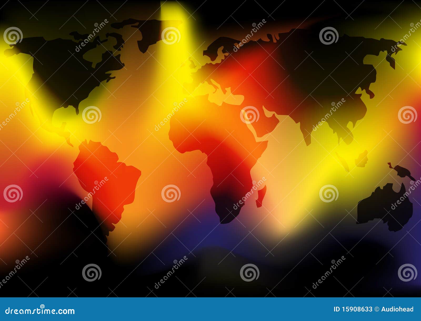 World in Flames stock vector. Illustration of flare, vector - 15908633