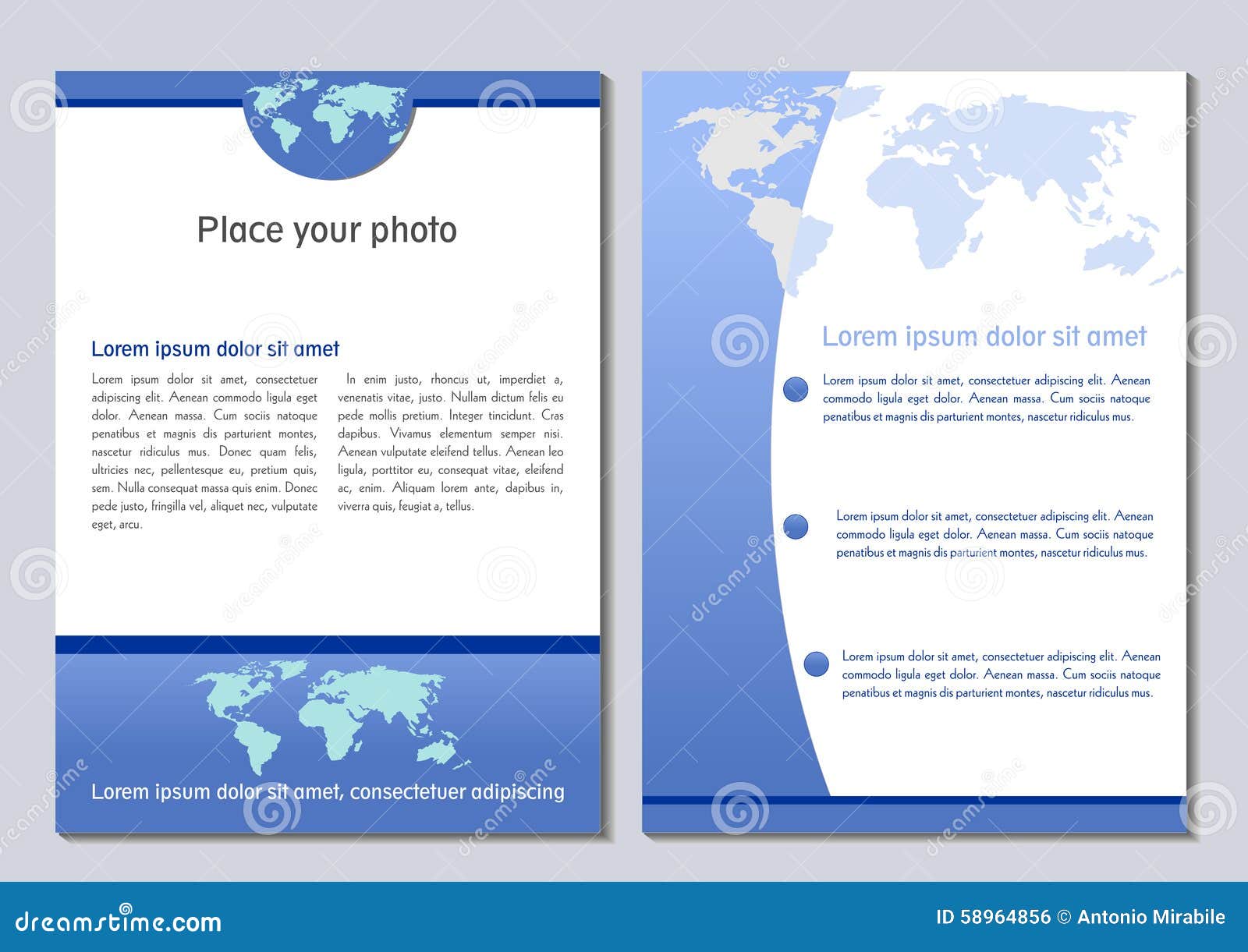 World flyer stock vector. Illustration of global, creative - 58964856