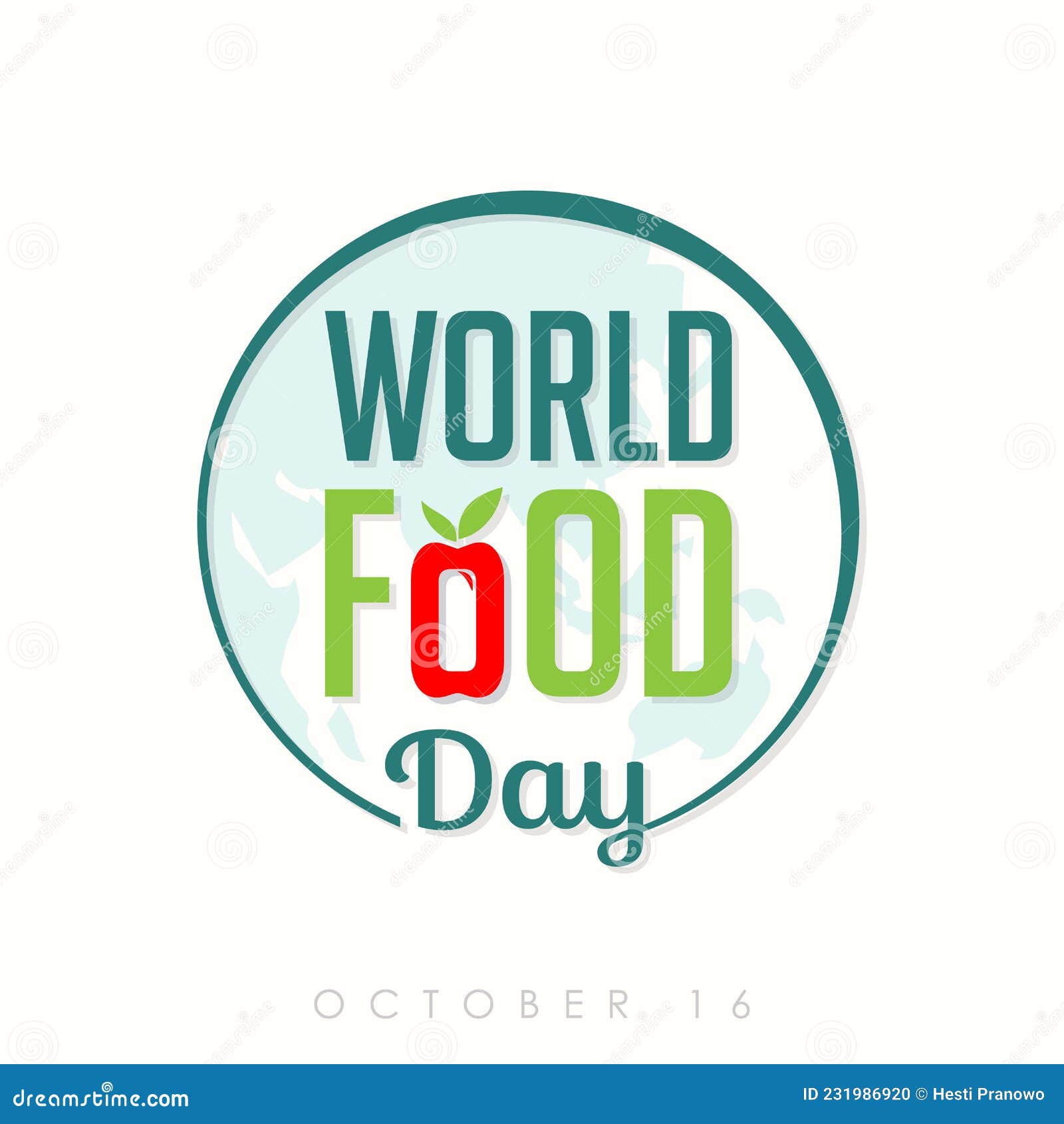 World Food Day Banner Vector Illustration for Element Design Stock ...