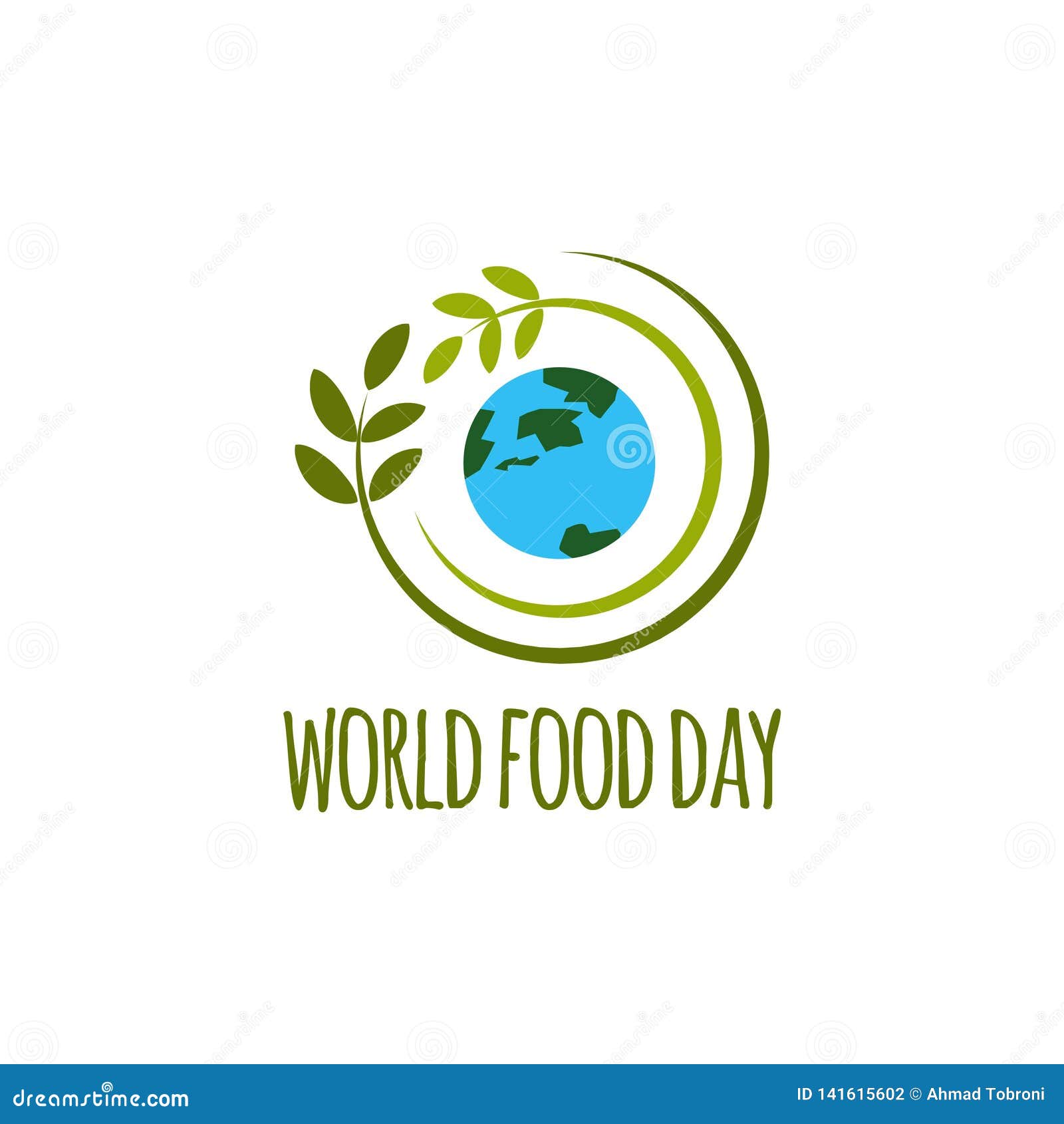 World Food Day Logo Vector Template Design Illustration Stock ...