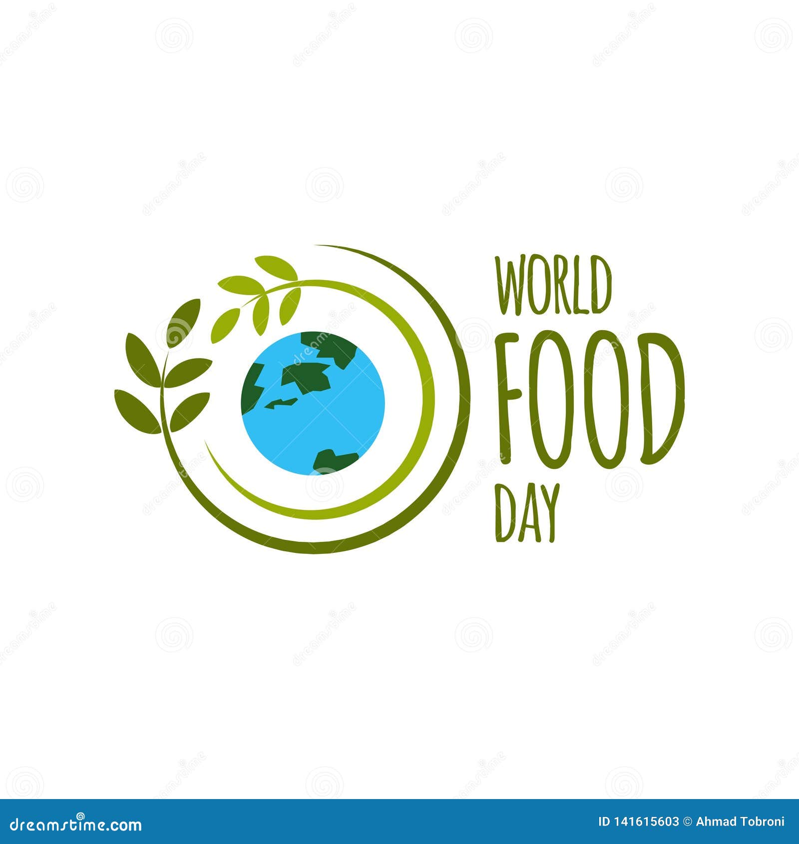 World Food Day Logo Vector Template Design Illustration Stock ...