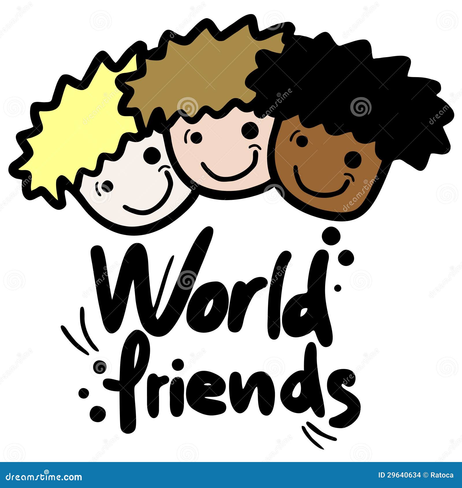 World friend stock vector. Illustration of companionship - 29640634