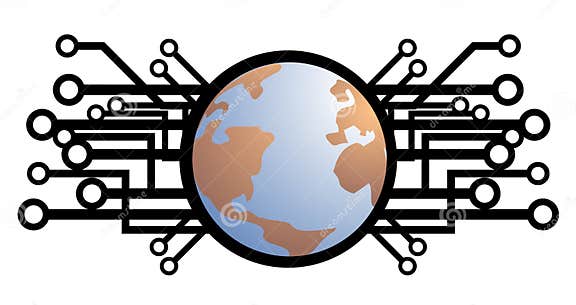 World future icon stock vector. Illustration of industry - 24010484