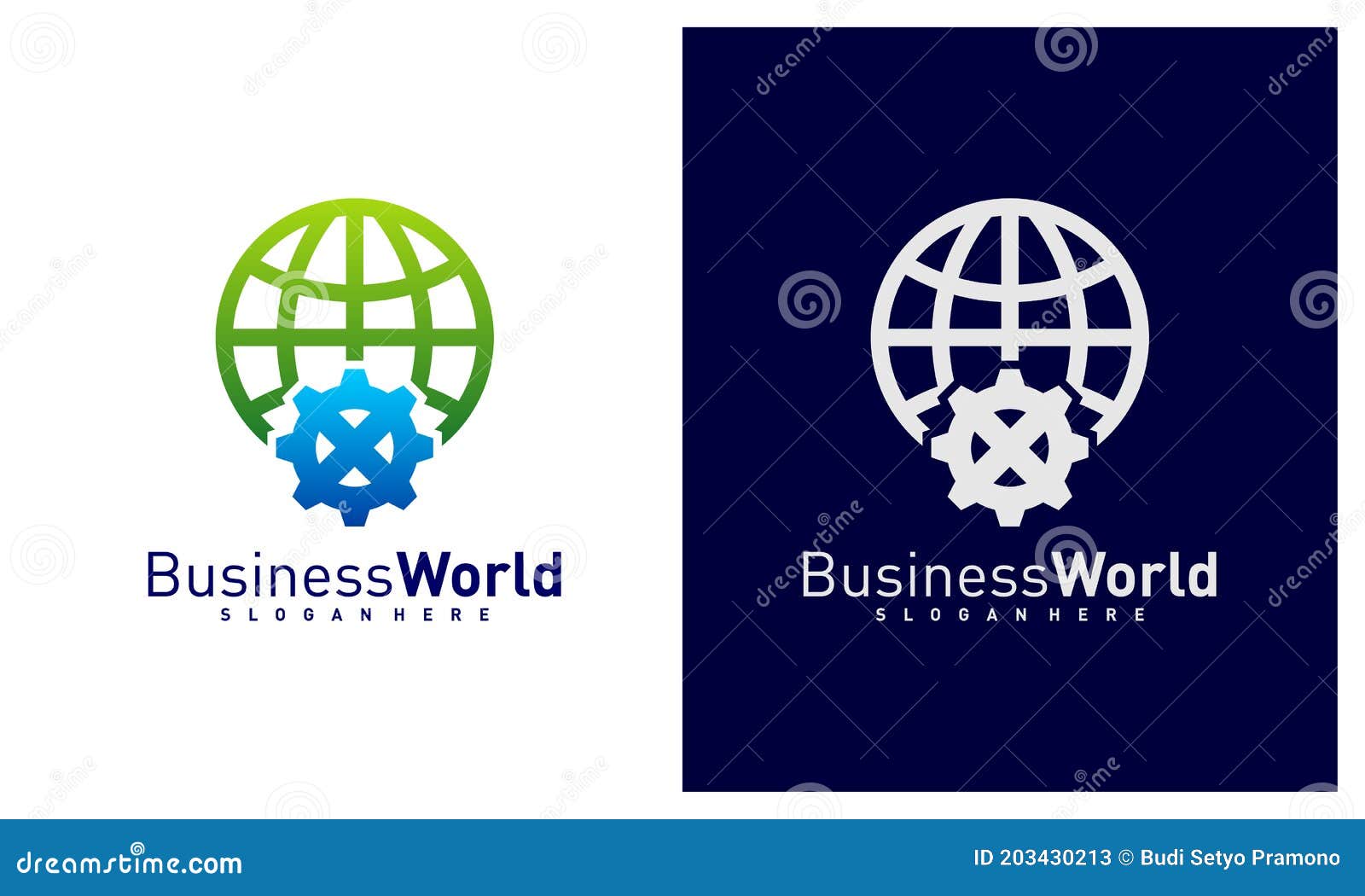 World Gear Logo Vector Template, Creative World Logo Design Concepts ...