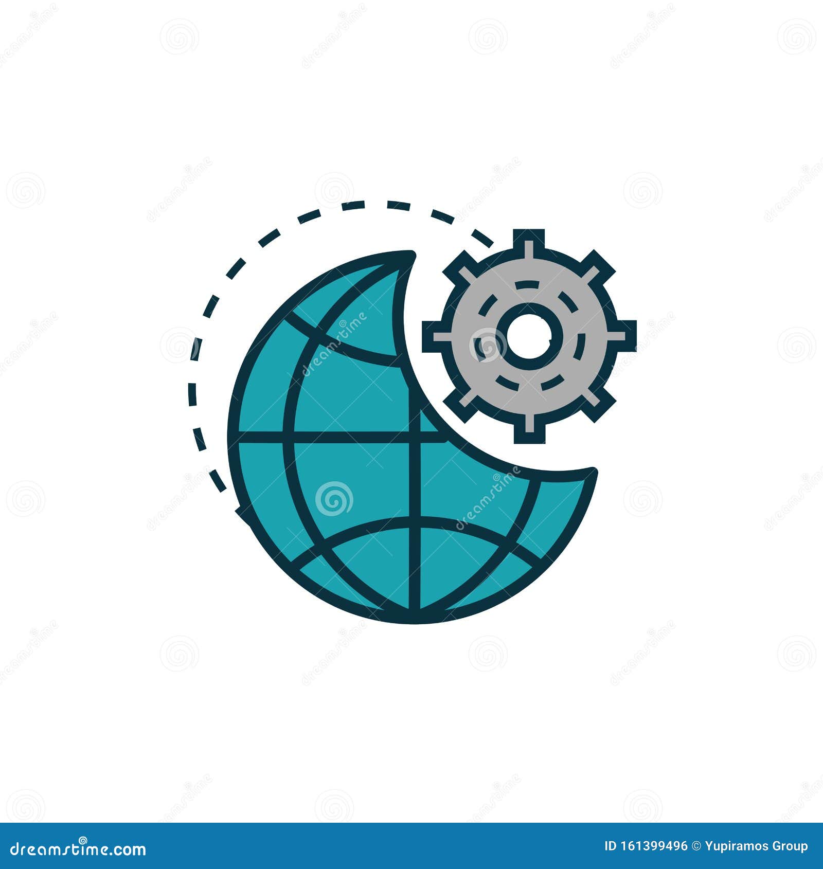 World Gear Work Tools Engineering Icon Stock Vector - Illustration of ...