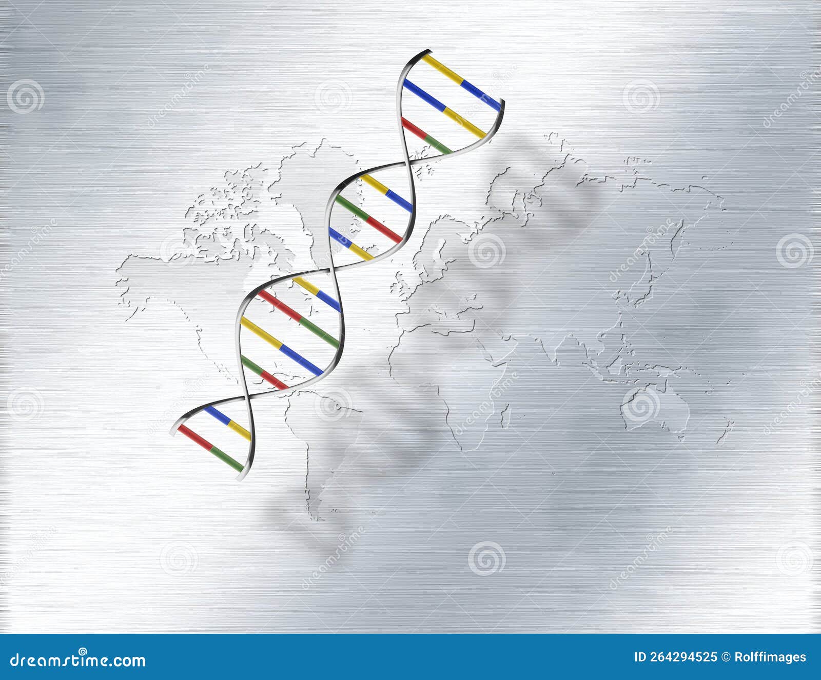 World Genetic. DNA strand stock illustration. Illustration of geography ...
