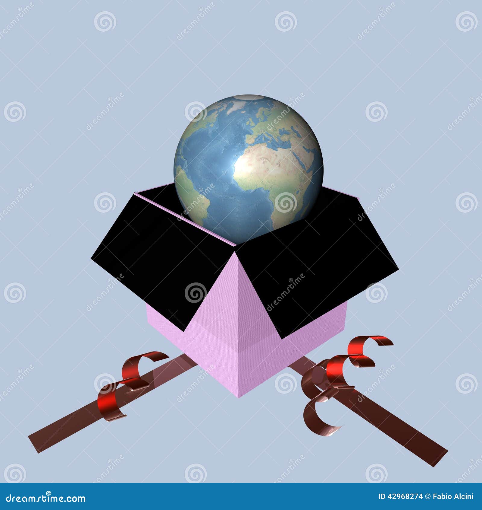 World gift stock illustration. Illustration of earth - 42968274