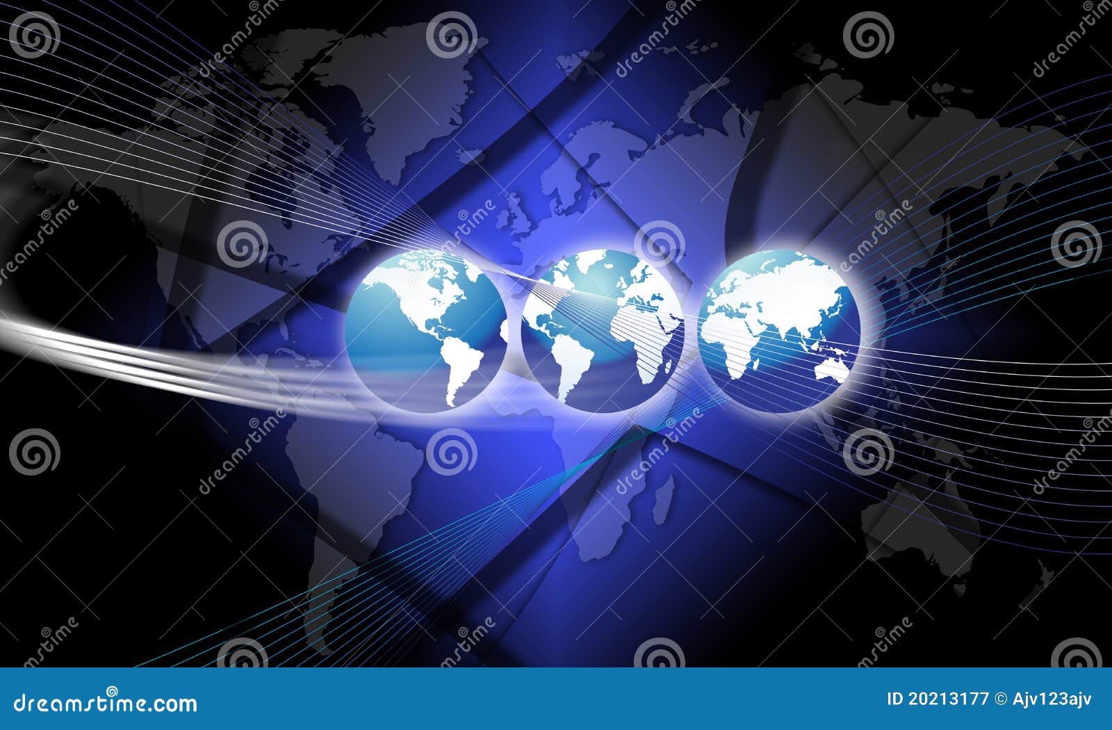 World Global Technology stock illustration. Illustration of china ...