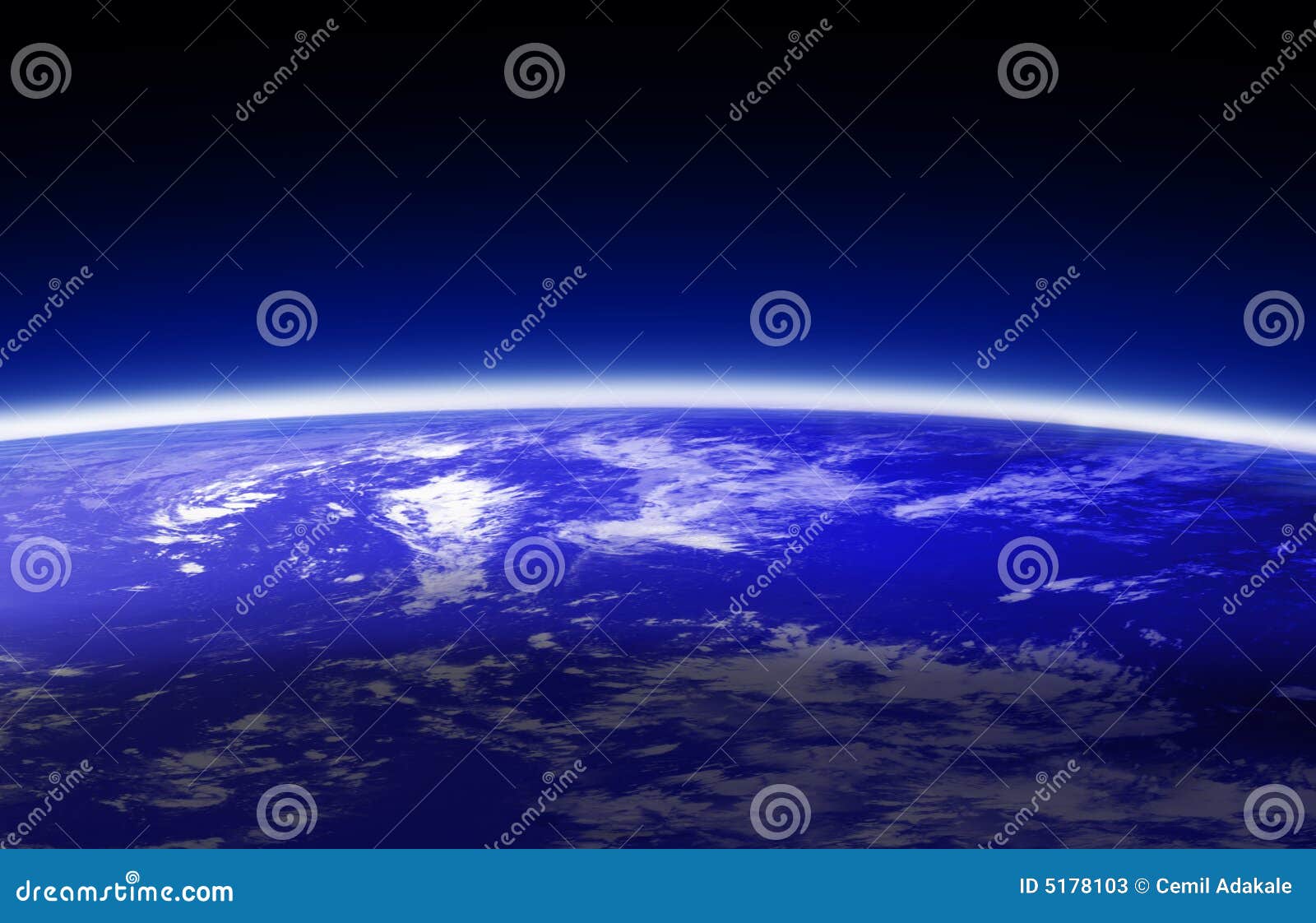 World globe (atmosphere) stock illustration. Illustration of horizon ...