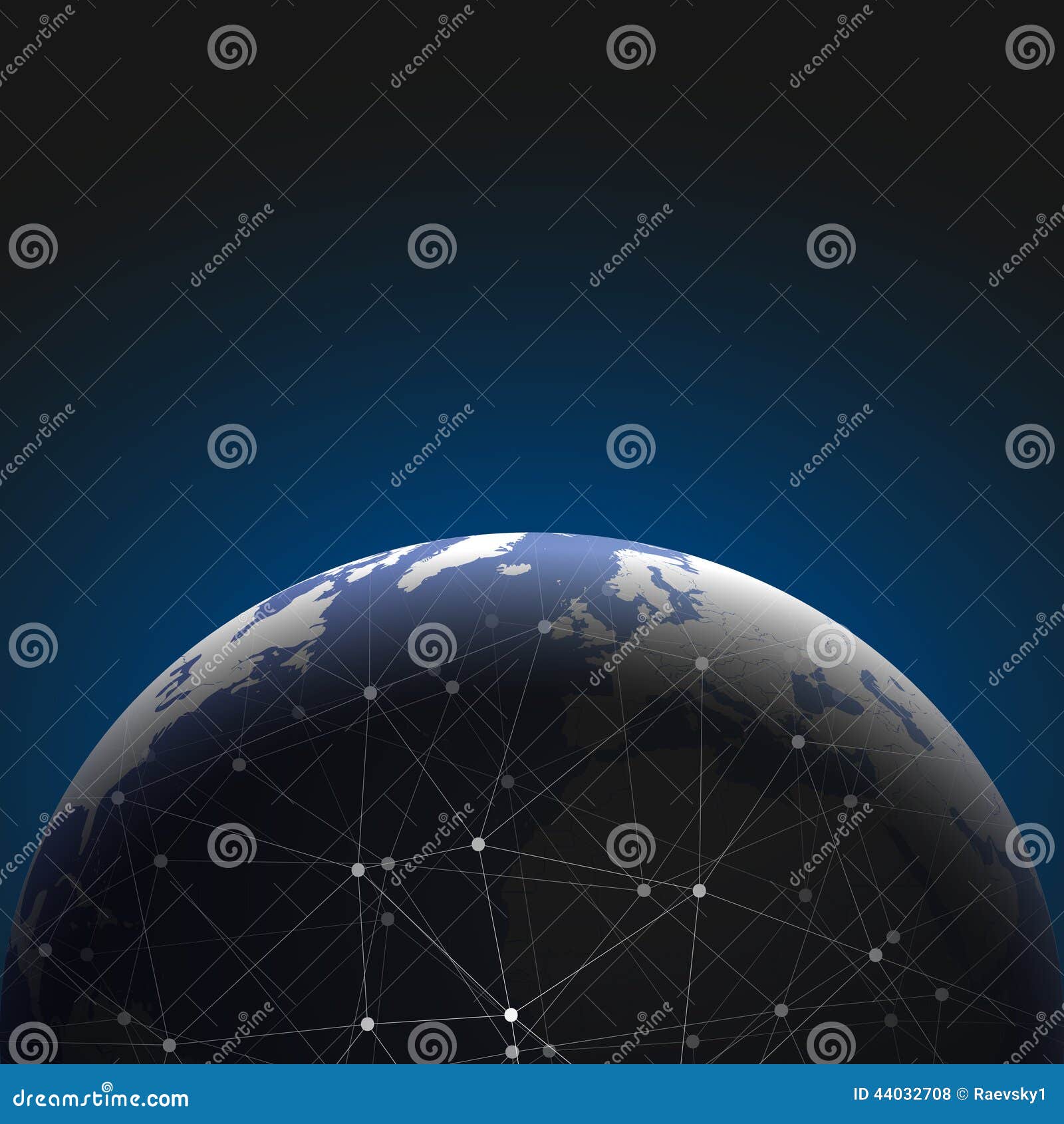 World Globe Connections Network Design Stock Illustration ...