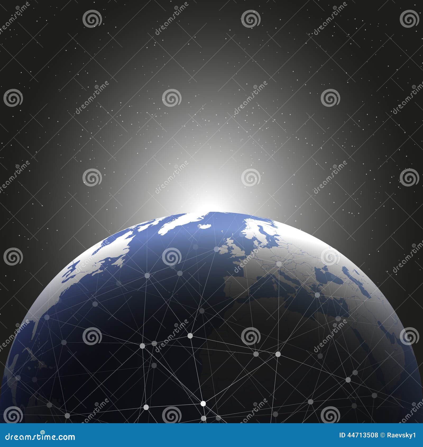 World Globe Connections Network Design Stock Illustration ...