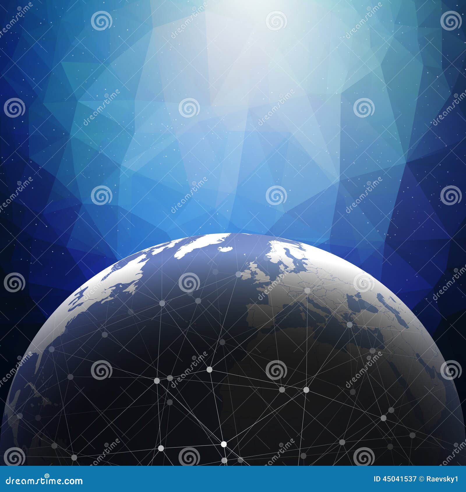 World Globe Connections Network Design Stock Illustration ...
