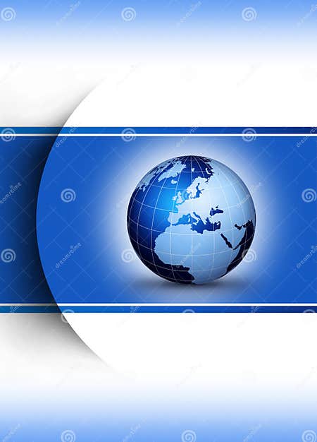 World globe design concept stock illustration. Illustration of blue ...