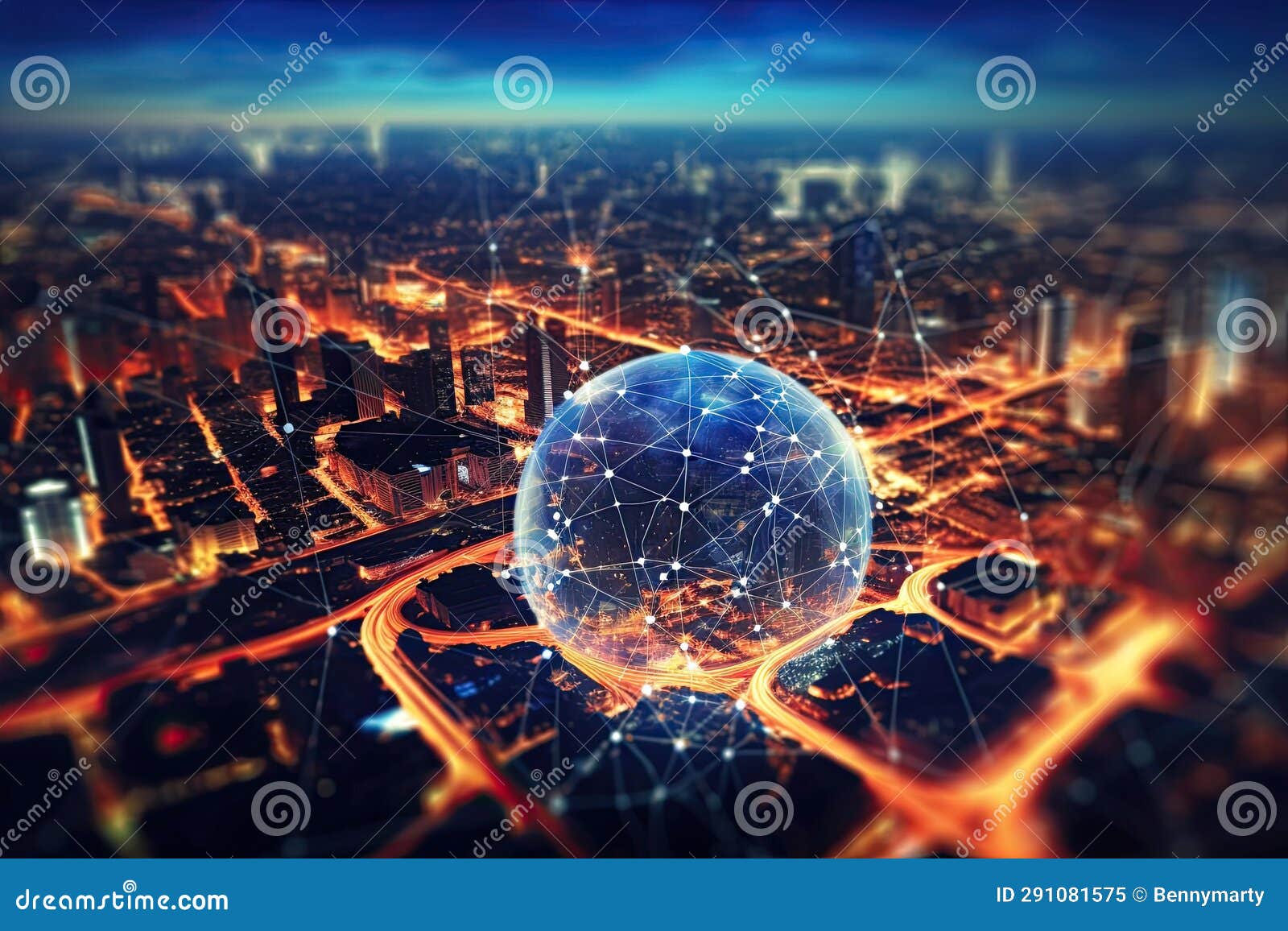World Globe of Global Communication Stock Image - Image of momentum ...